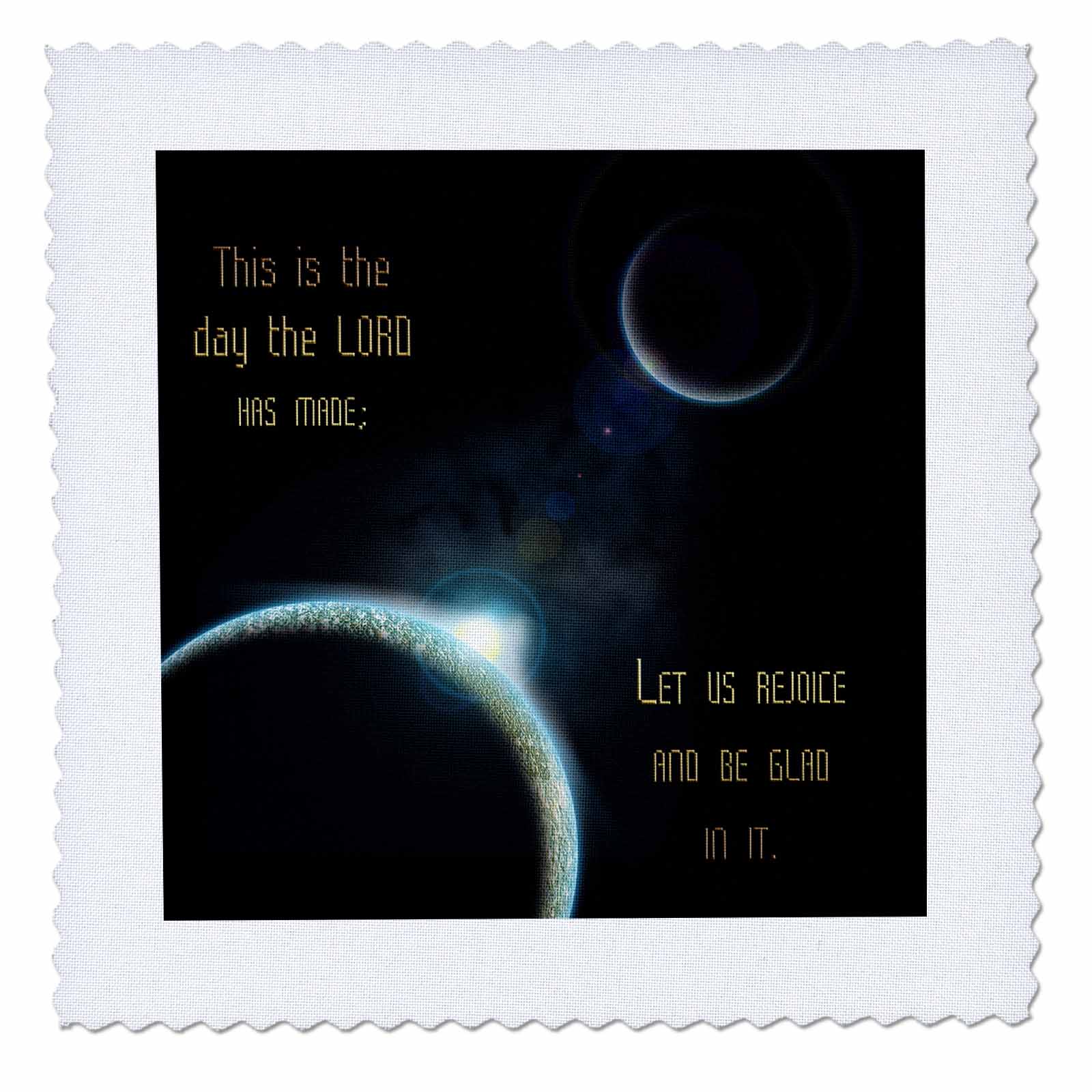 3dRose, A sun announcing a new dawn over a solar system with the bible ...