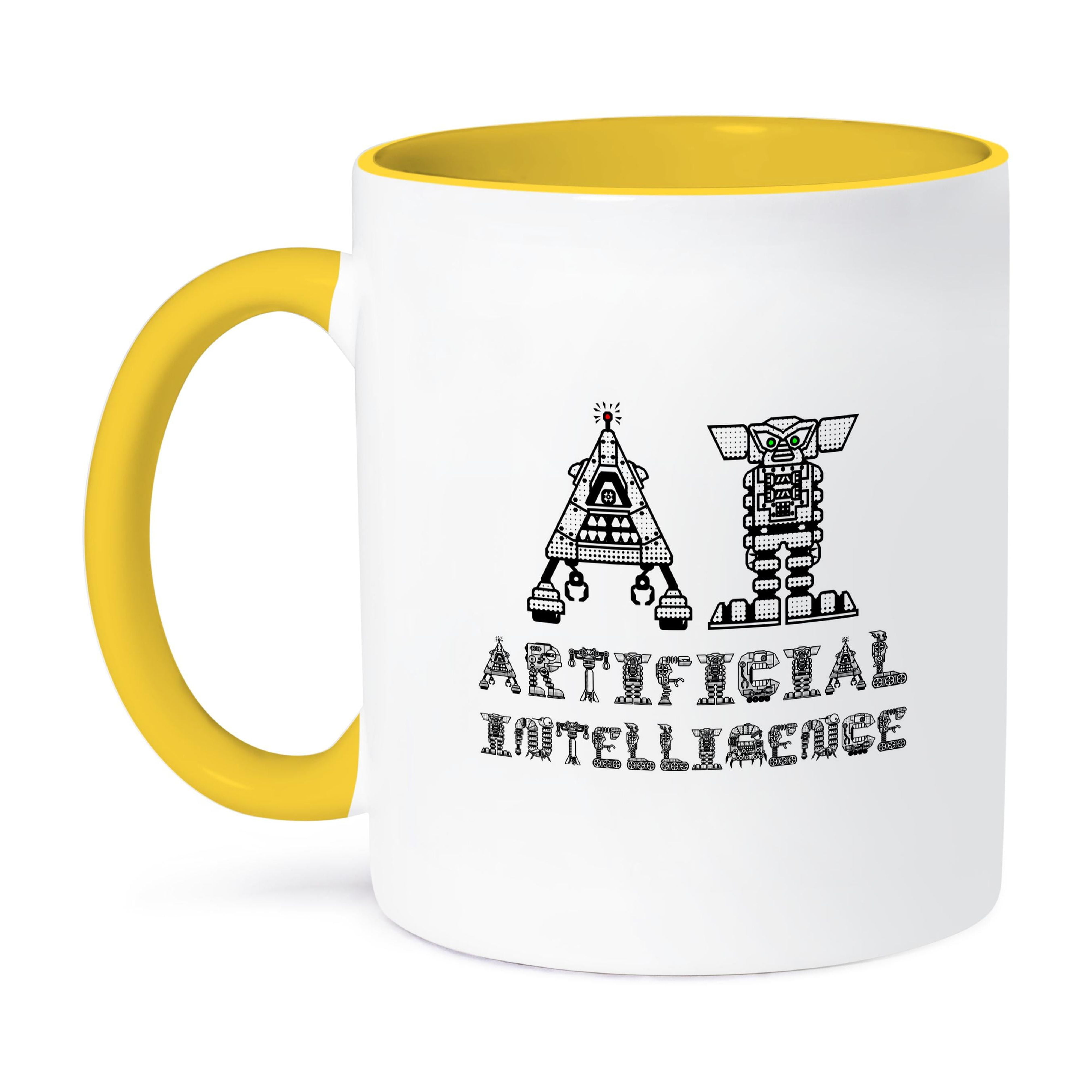 3dRose, AI Artificial Intelligence Funny Text On White. Gift For You ...