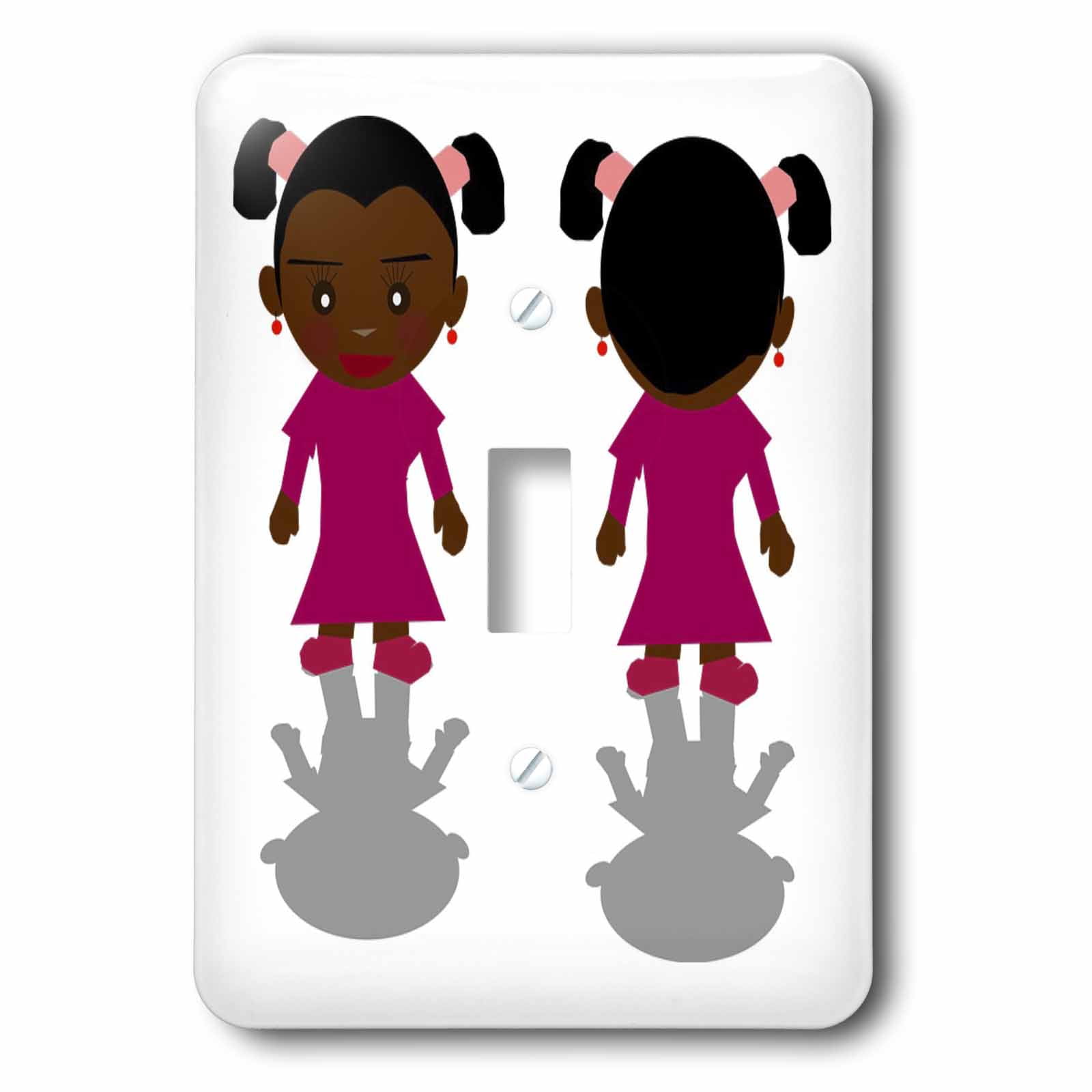 3dRose, African American Little Girls, single toggle switch - Walmart.com