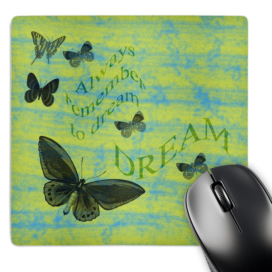 3dRose, Always Dream Inspirational Butterflies, Mouse Pad - Walmart ...
