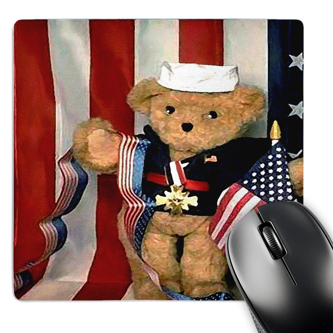 3dRose, American Teddy Bear, Mouse Pad - Walmart Business Supplies
