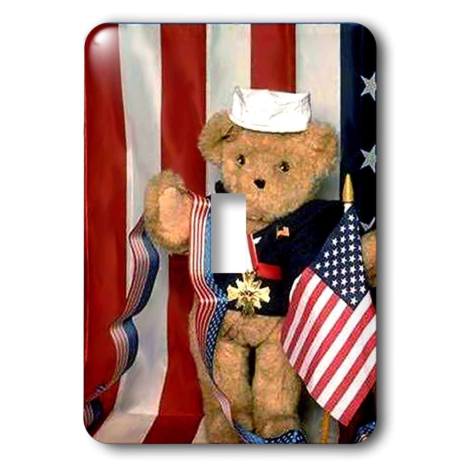 3dRose, American Teddy Bear, single toggle switch - Walmart.com