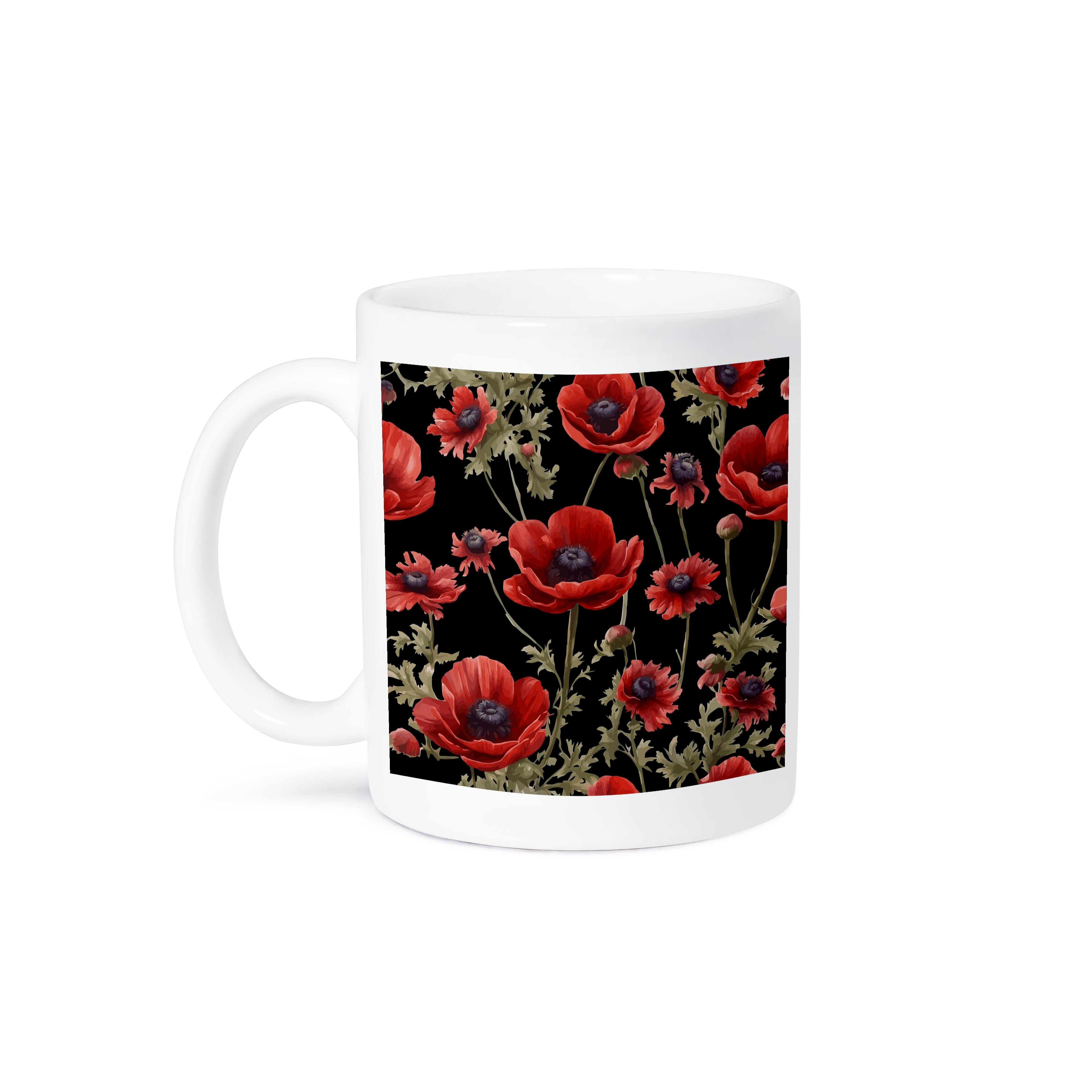 3dRose, Anemone Floral Pattern Vector Cut Out, 15oz Mug - Walmart.com