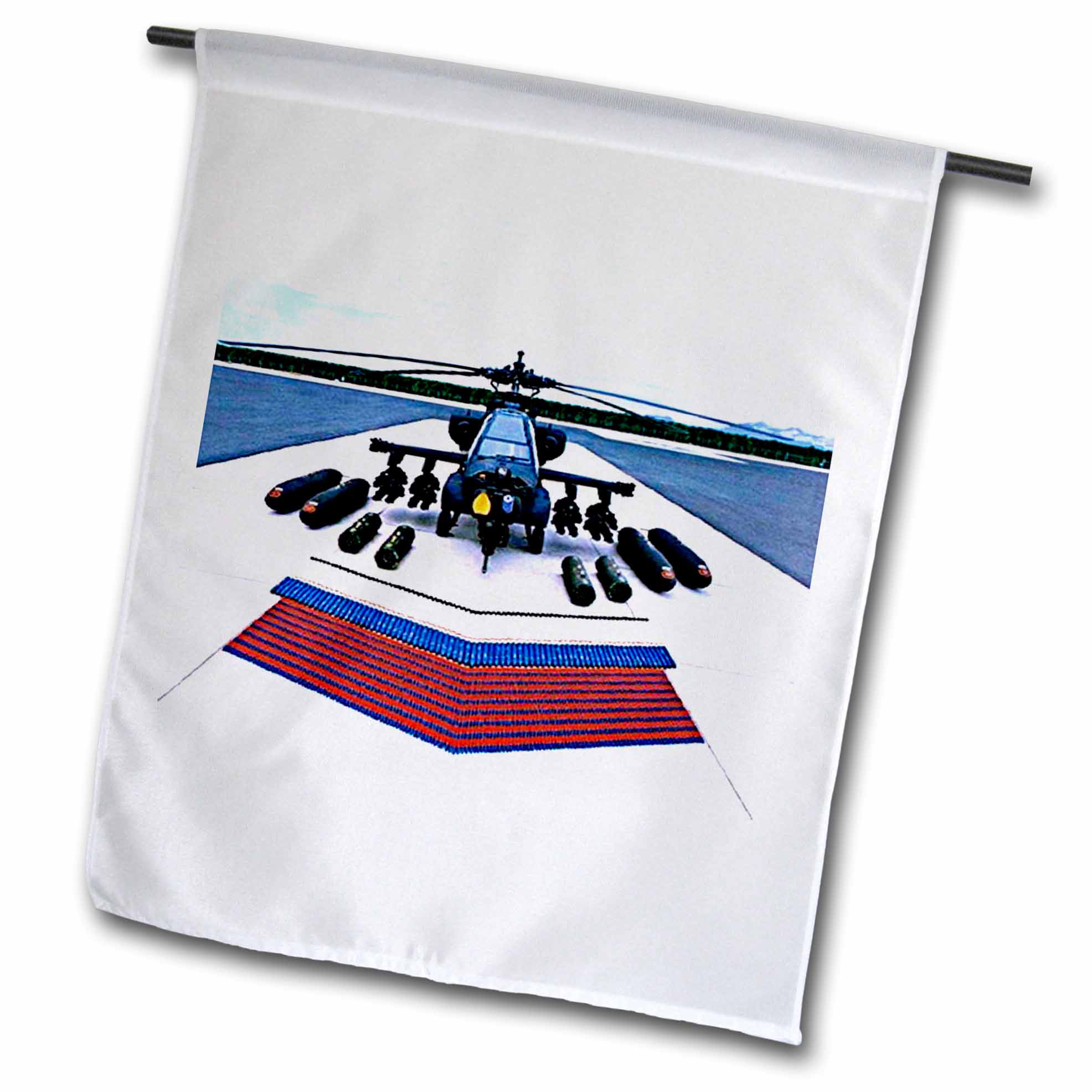 3dRose Apache Helicopter - Garden Flag, 12 by 18-inch - Walmart ...