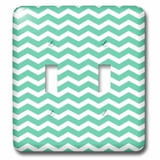 3dRose, Aqua Blue Green and White Chevron Zig Zag Pattern aka Trendy ...