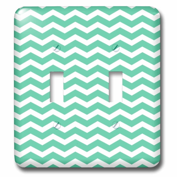 3dRose, Aqua Blue Green and White Chevron Zig Zag Pattern aka Trendy ...