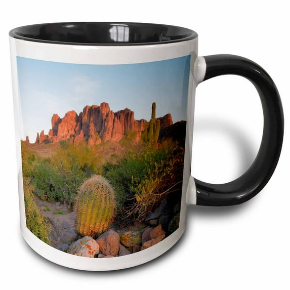 3drose, Arizona, Lost Dutchman State Park. Superstition Mountains ...