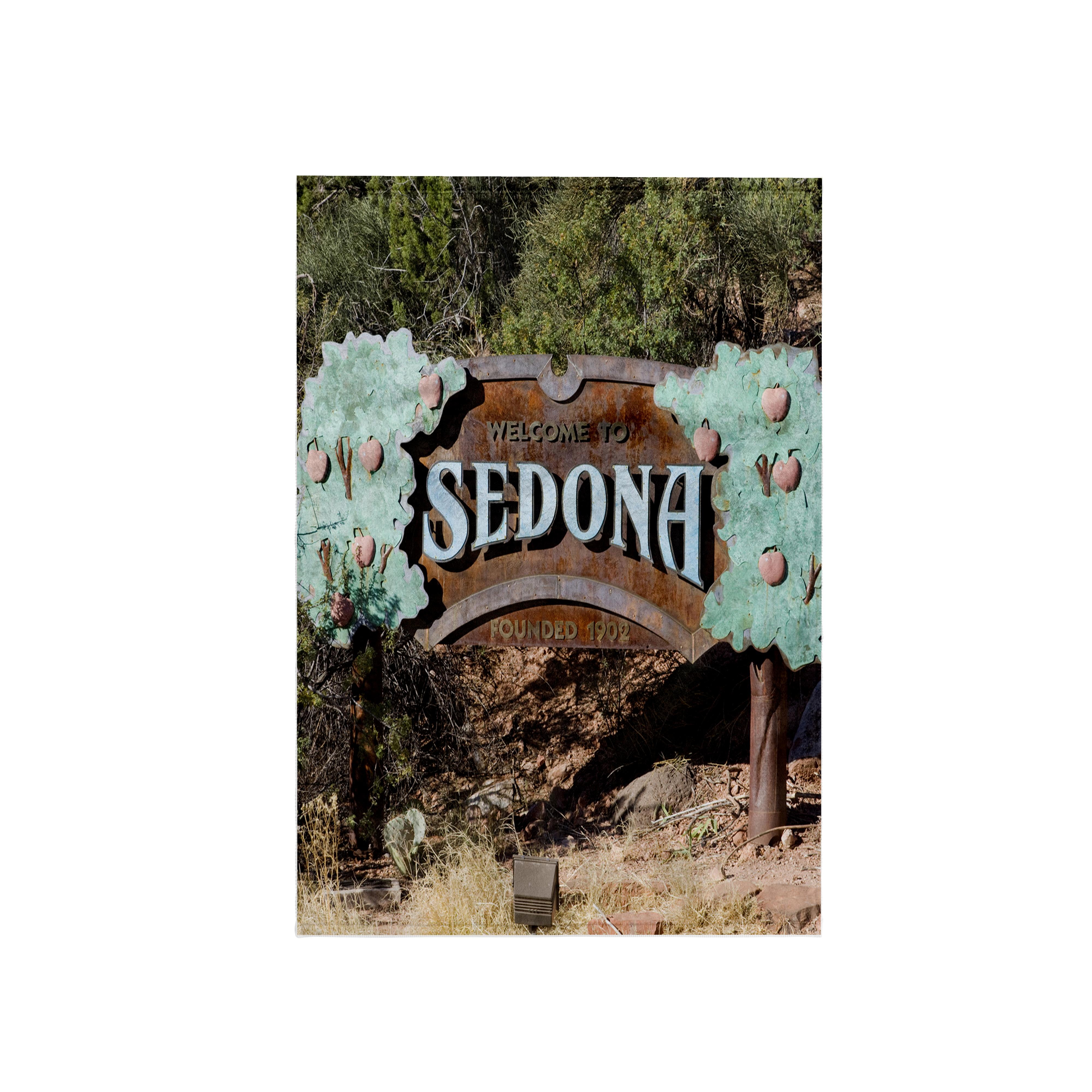 3dRose, Arizona, Red Rock Country, Sedona welcome sign - US03 JWI0180 ...