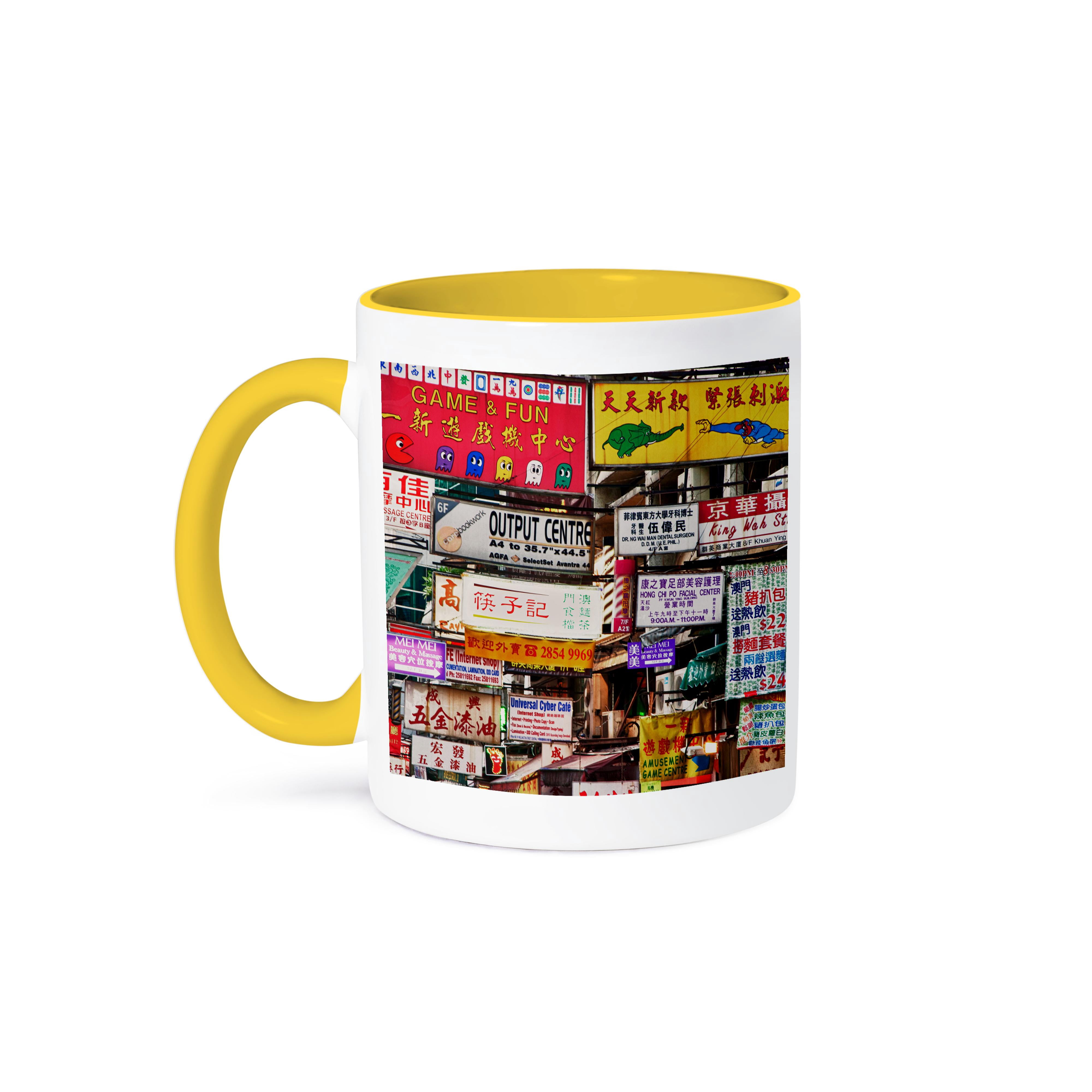 3dRose, Asia, China, Hong Kong. Neon signs in the streets - AS09 ...