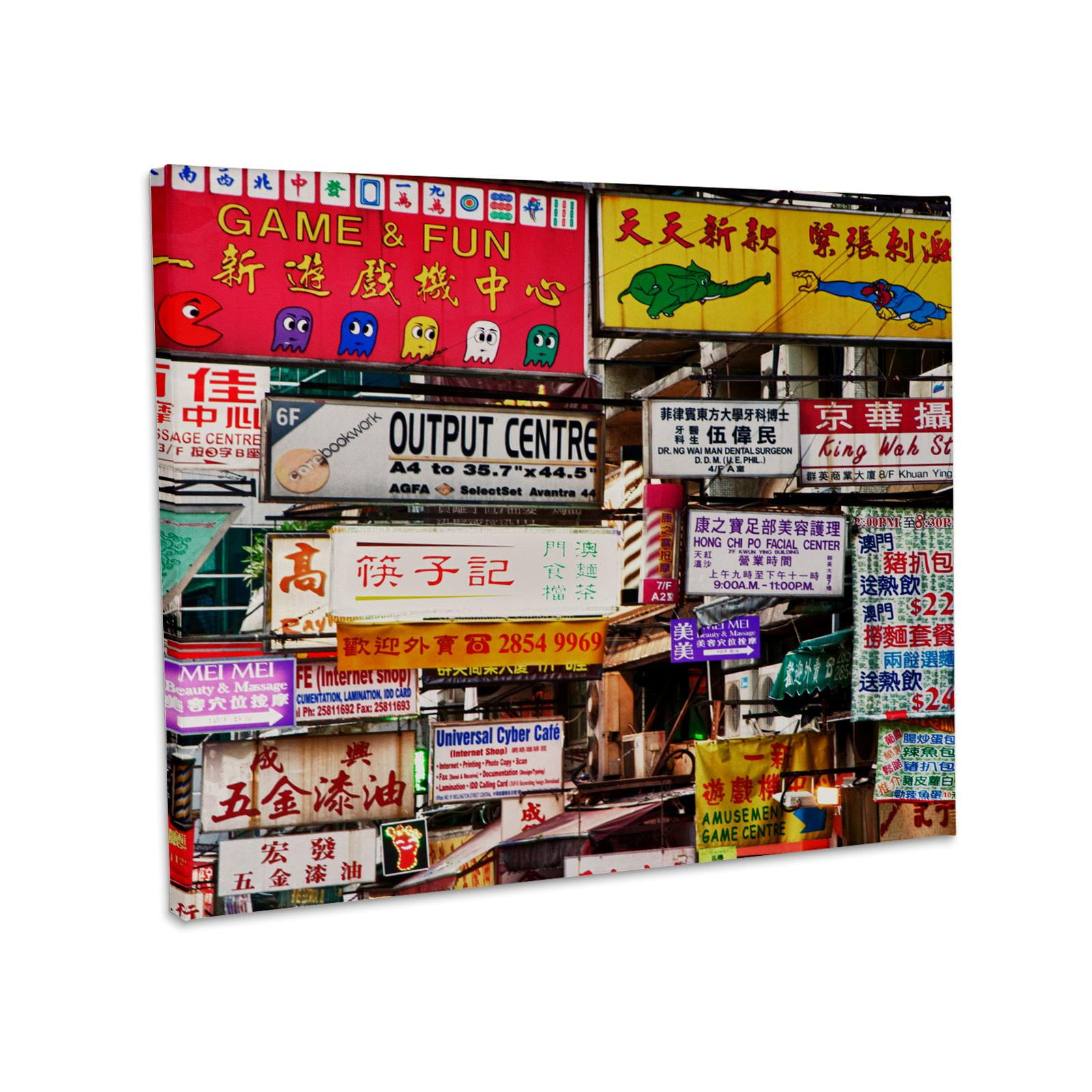 3dRose, Asia, China, Hong Kong. Neon signs in the streets - AS09 ...