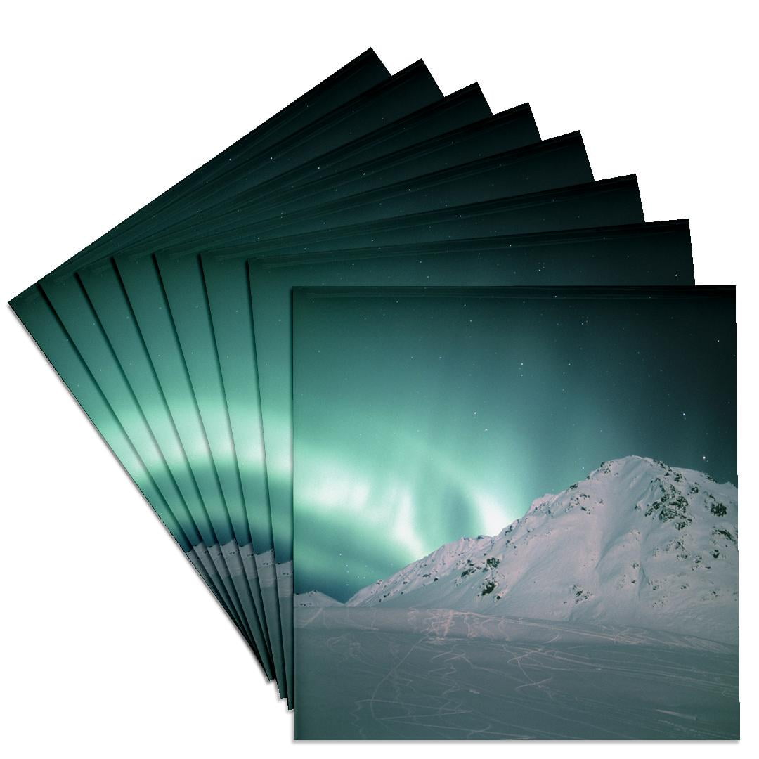 3dRose, Aurora Borealis, Northern Lights, Talkeetna, Alaska - US02 ...