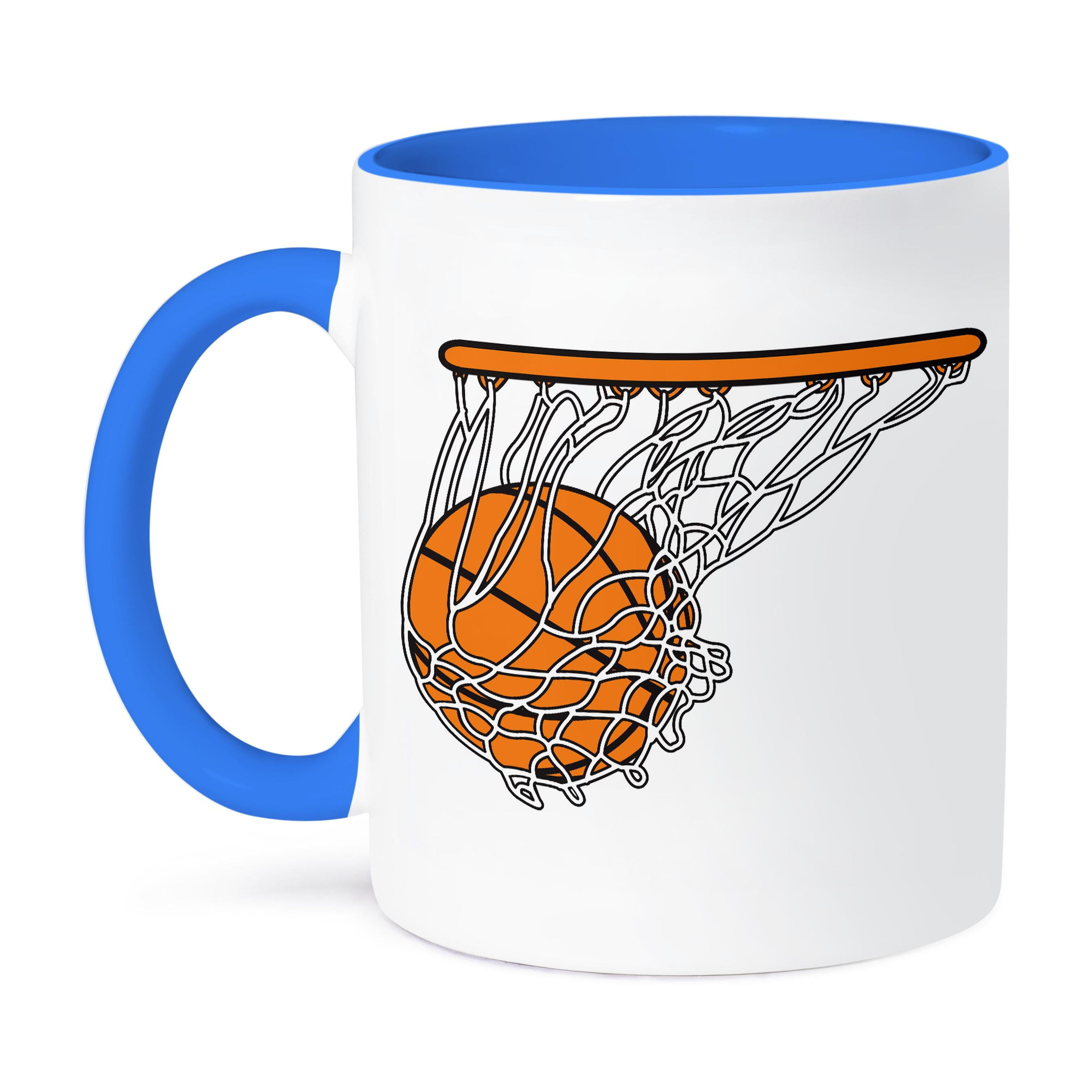 3dRose, Basketball Woosh Ball In Net Vector Illustration Sports Design ...
