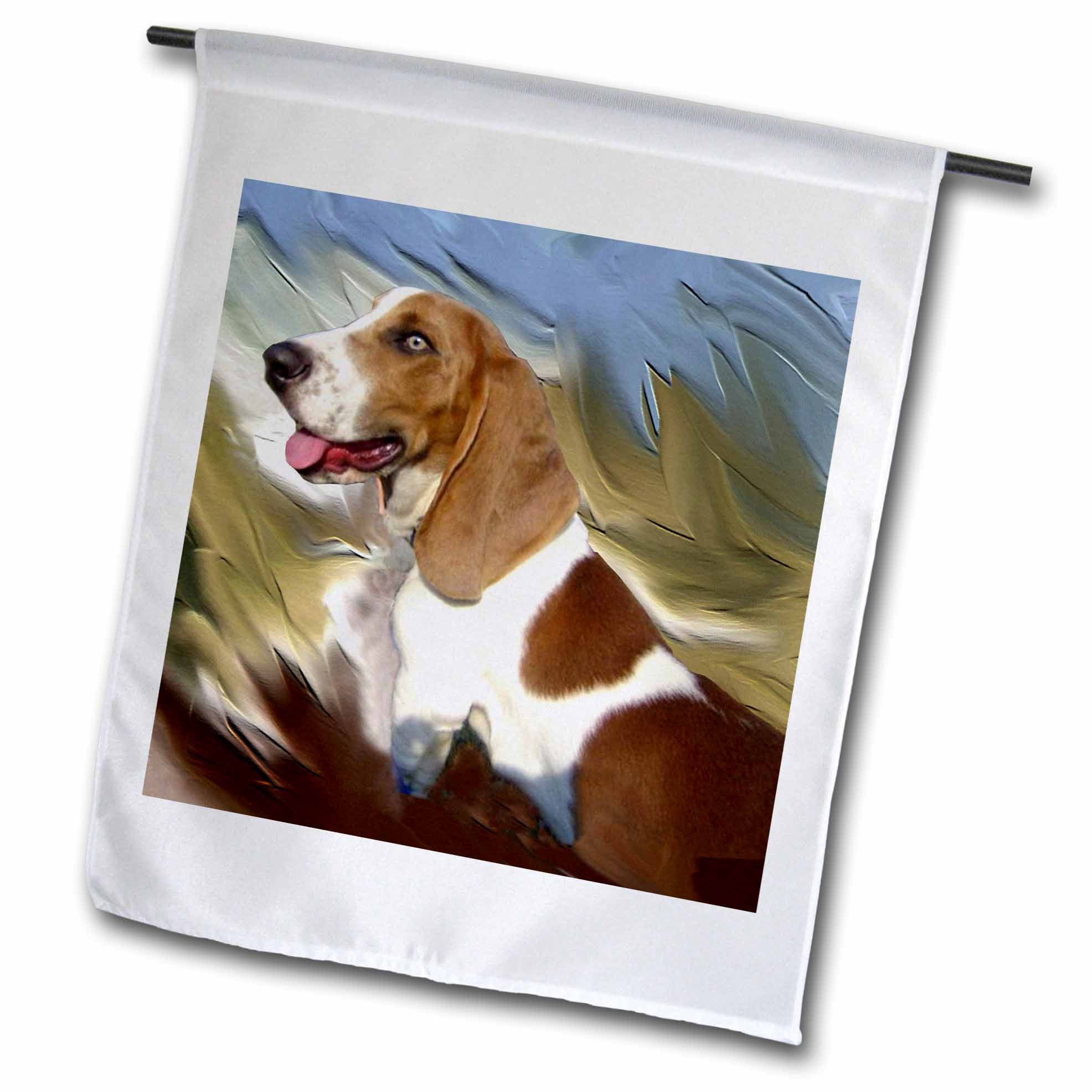 3dRose, Basset Hound, 12 x 18 inch Garden Flag - Walmart.com
