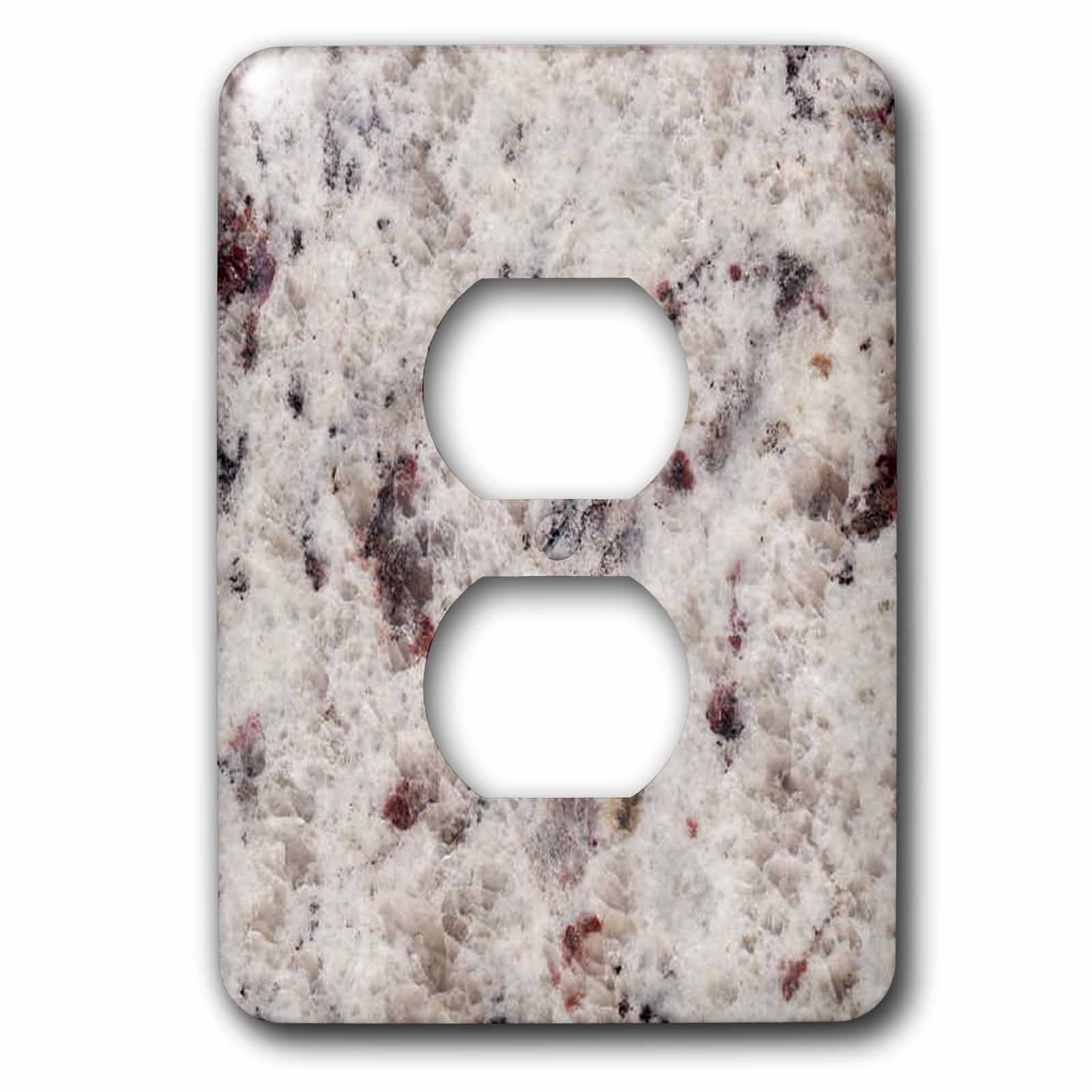 3dRose, Bianco Romano granite print, 2 plug outlet cover - Walmart.com