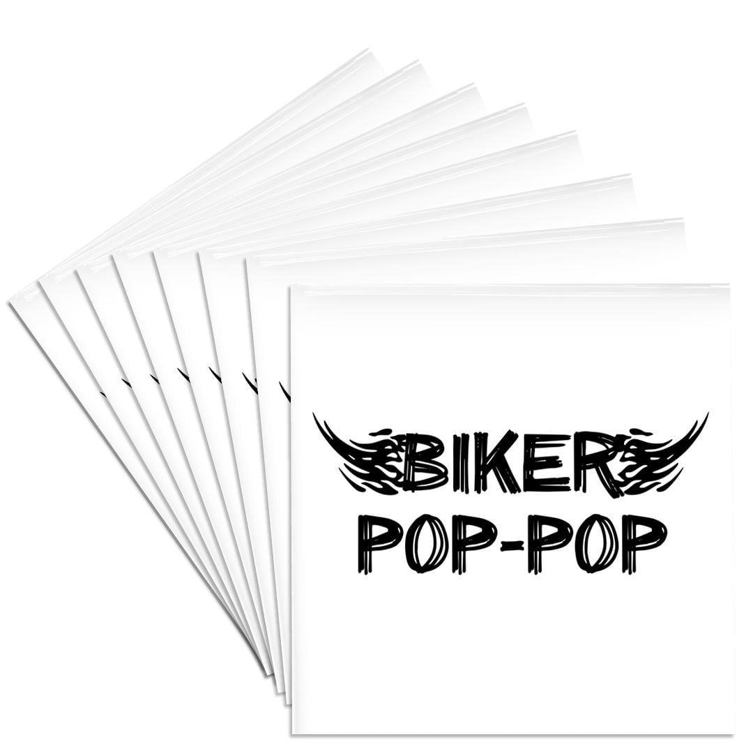 3dRose, Biker Pop-pop. Grunge word art with black and white flames ...