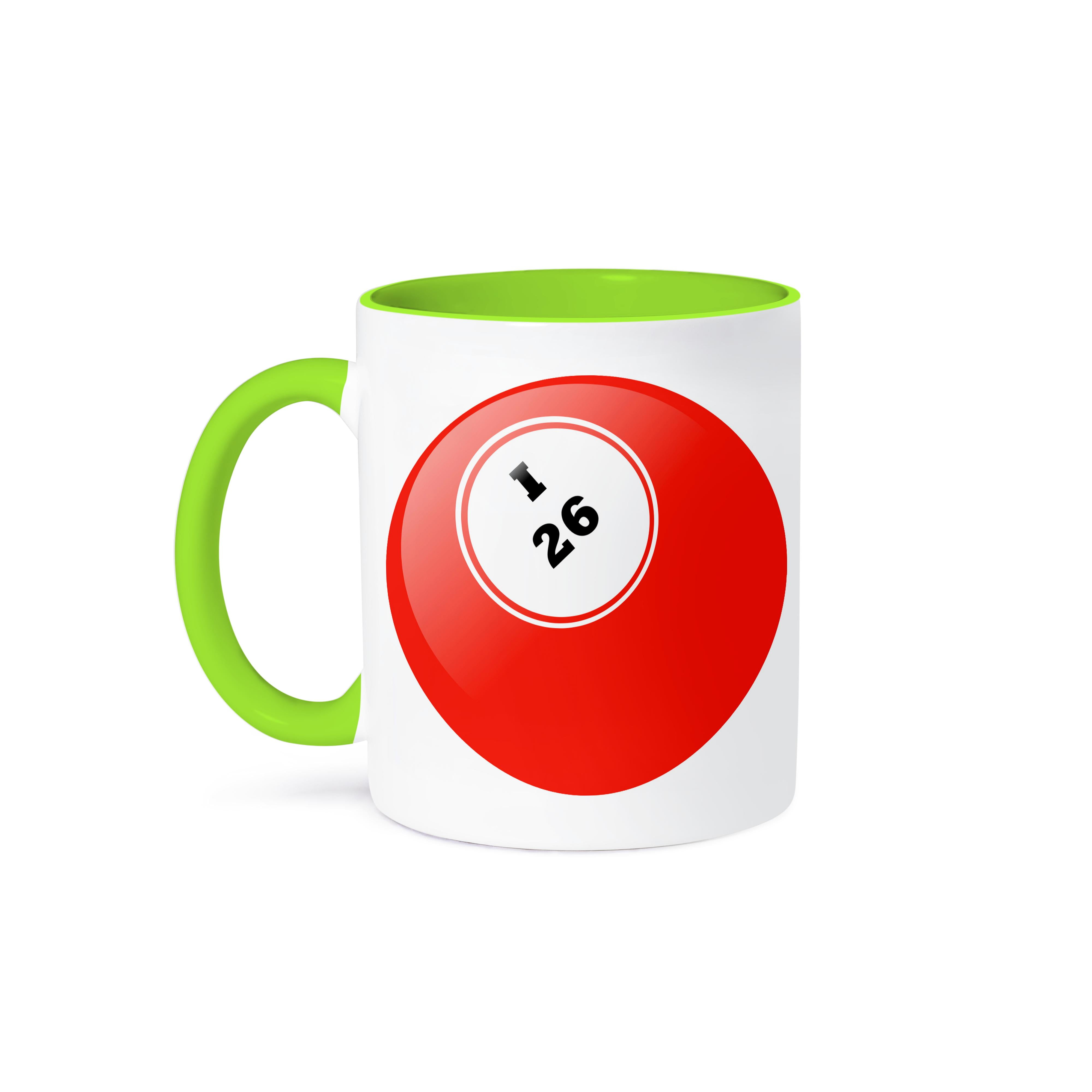 3dRose, Bingo I 26, 11oz Two-Tone Green Mug - Walmart.com