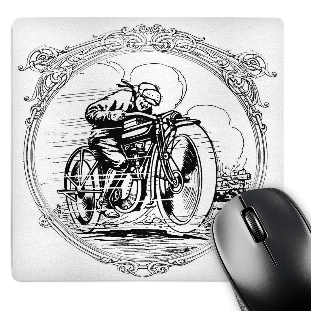 3dRose, Black and White Motorcycle, Mouse Pad - Walmart Business Supplies