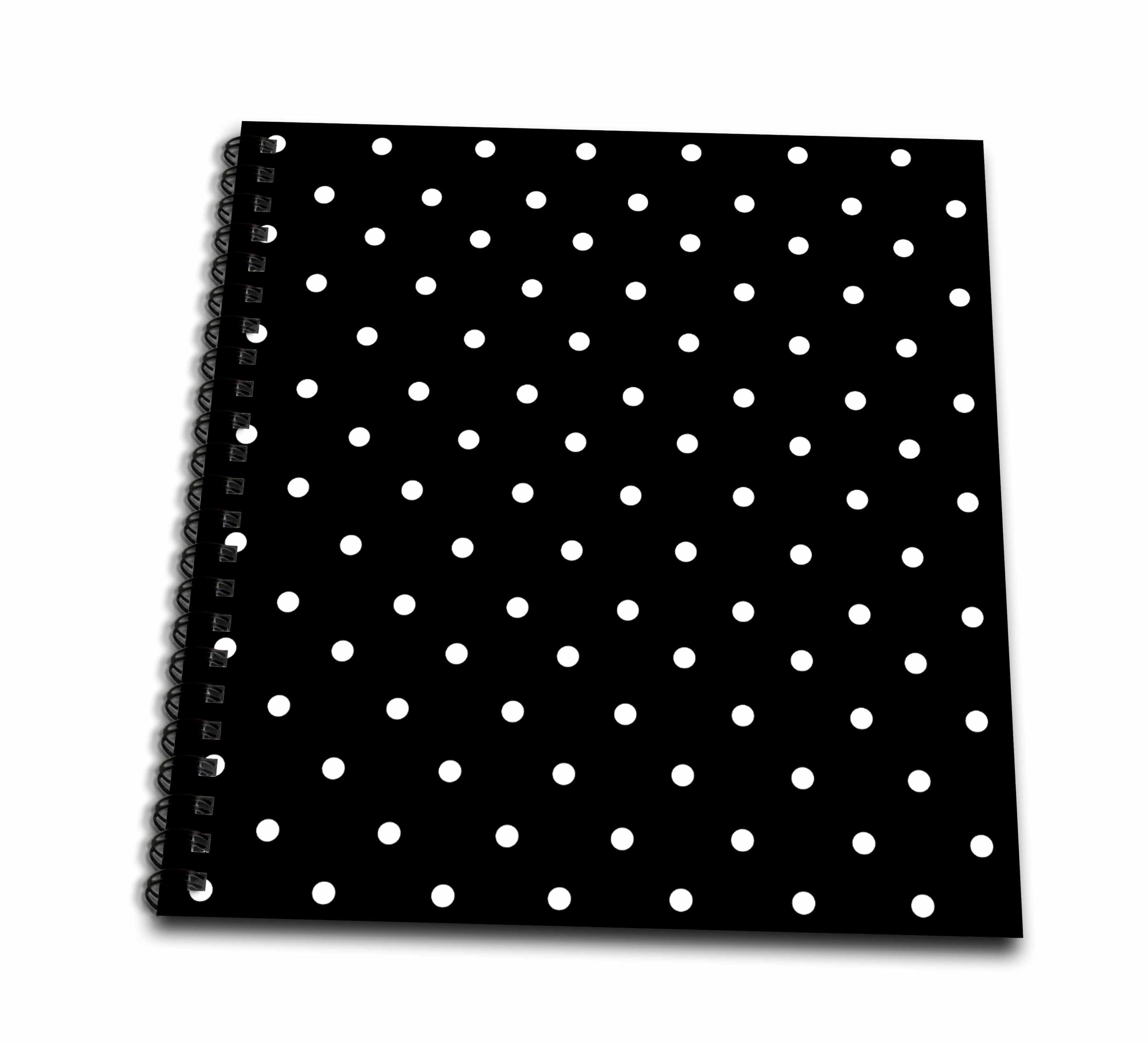3dRose, Black and white polka dot pattern - small dots - stylish ...
