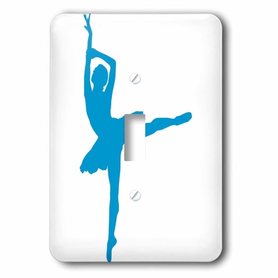 3dRose, Blue Ballet Dancer, single toggle switch - Walmart.com