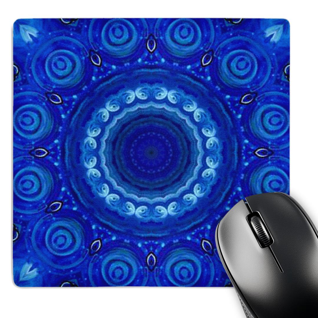 3dRose, Blue Menkalinan Gift Circle Mandala, Mouse Pad - Walmart.com