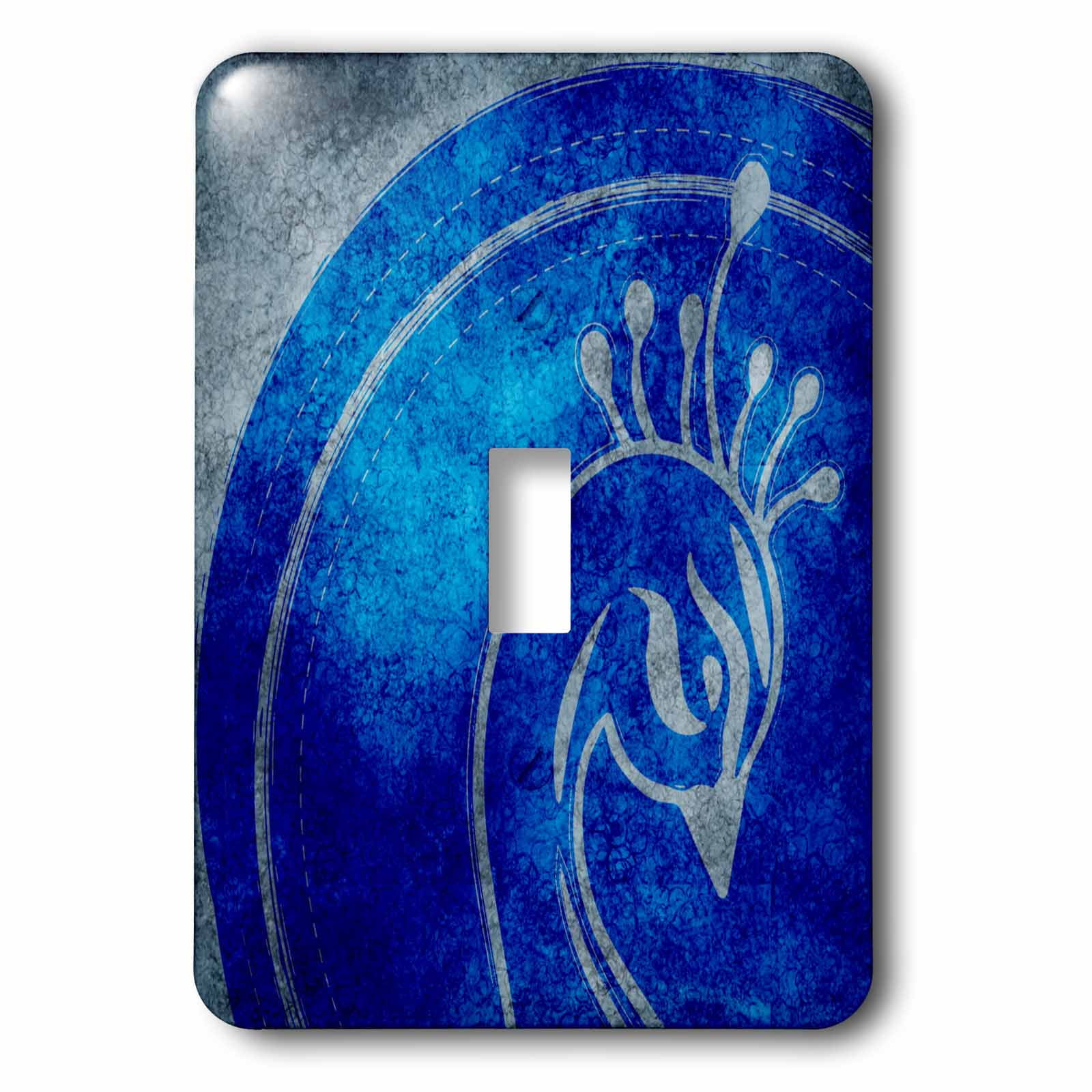 3dRose, Blue Peacock Face - Animals - Bird Art, single toggle switch ...