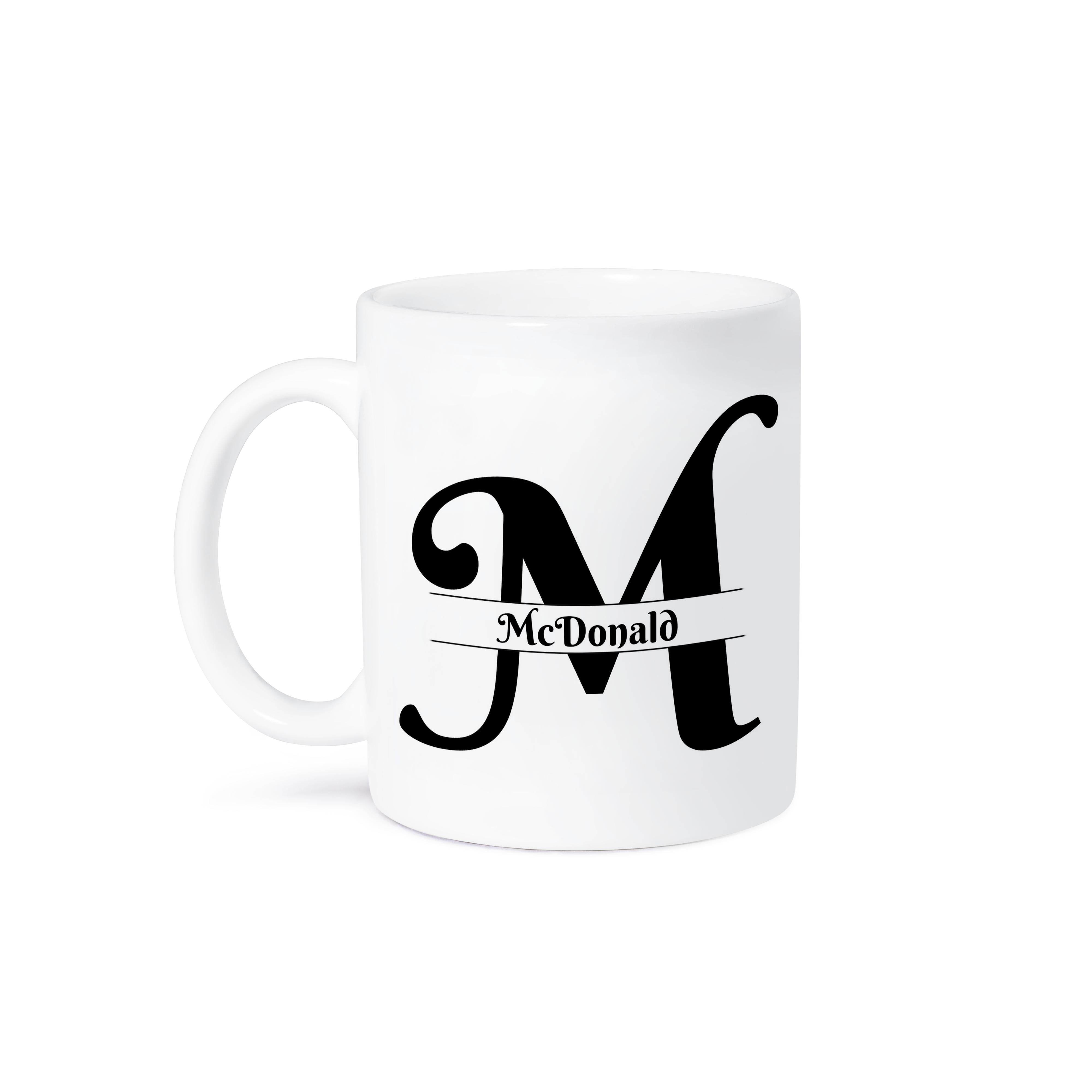 3dRose, Bold Script Monogram M - McDonald, 15oz Mug - Walmart Business ...