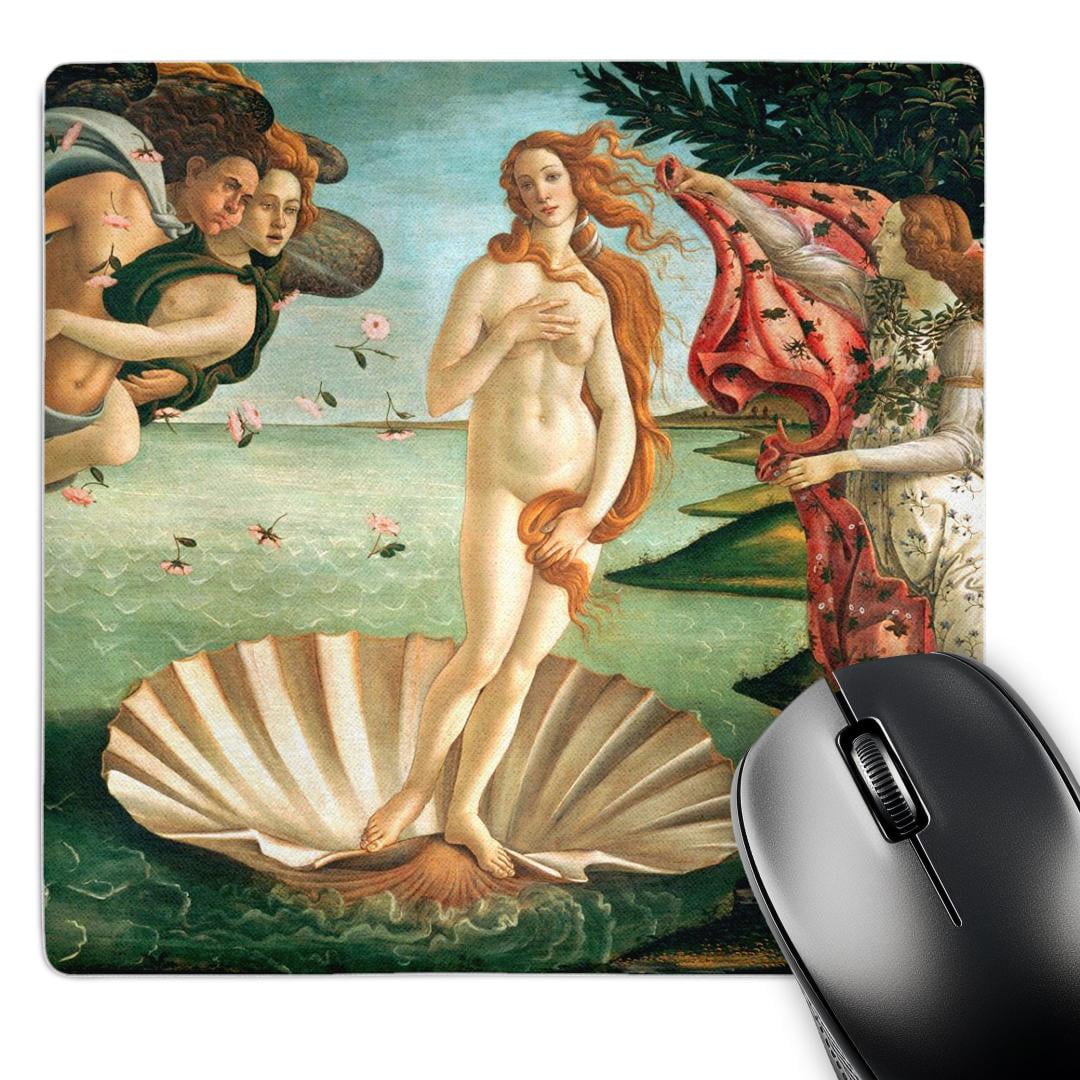 3dRose, Botichelli The Birth of Venus 1485 famous classic art by Italian masters Ocean Sea shell ...