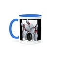 3dRose, Bowling Ball and Pins, 11oz Two-Tone Blue Mug - Walmart.com
