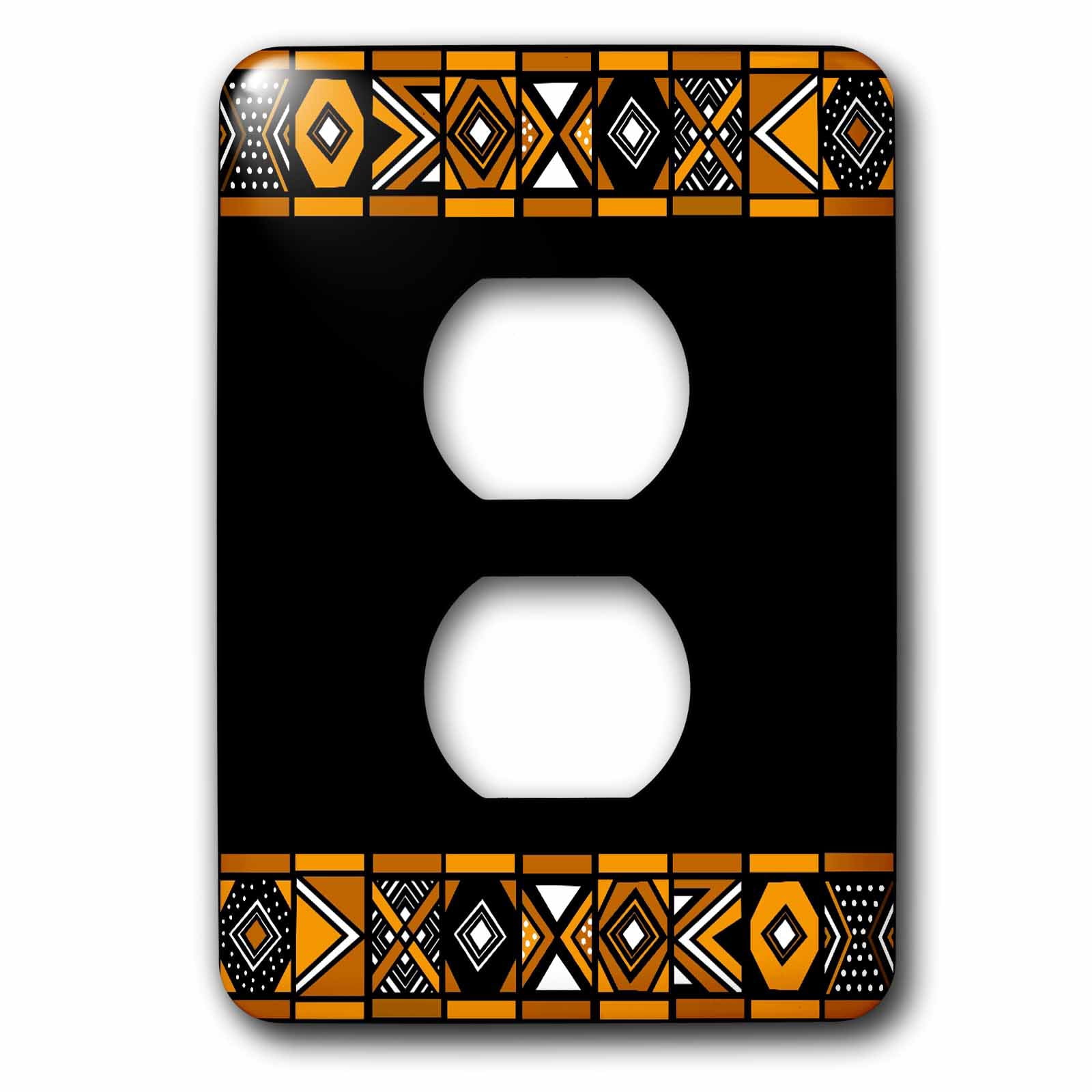 3dRose, Brown and Black African Pattern - Art of Africa Inspired by ...