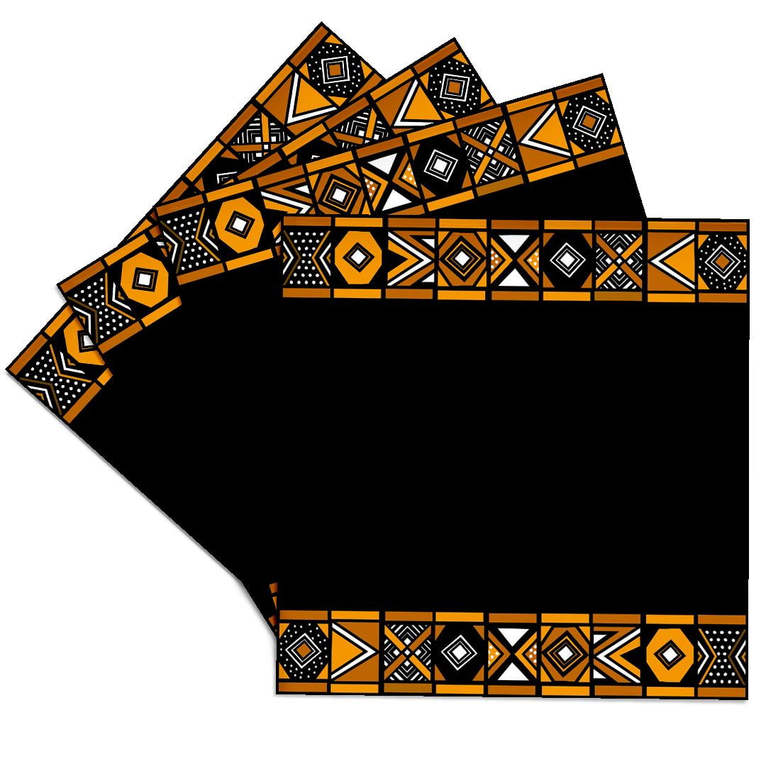 3drose, Brown and Black African Pattern - Art of Africa Inspired by ...