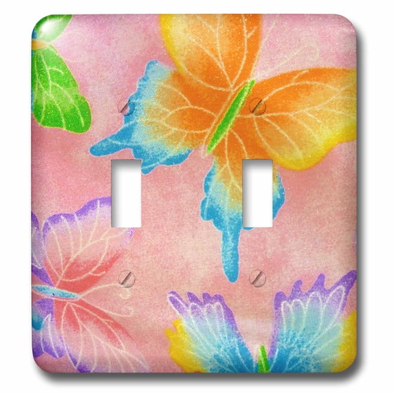 3dRose, Butterfly Kisses, double toggle switch - Walmart.com