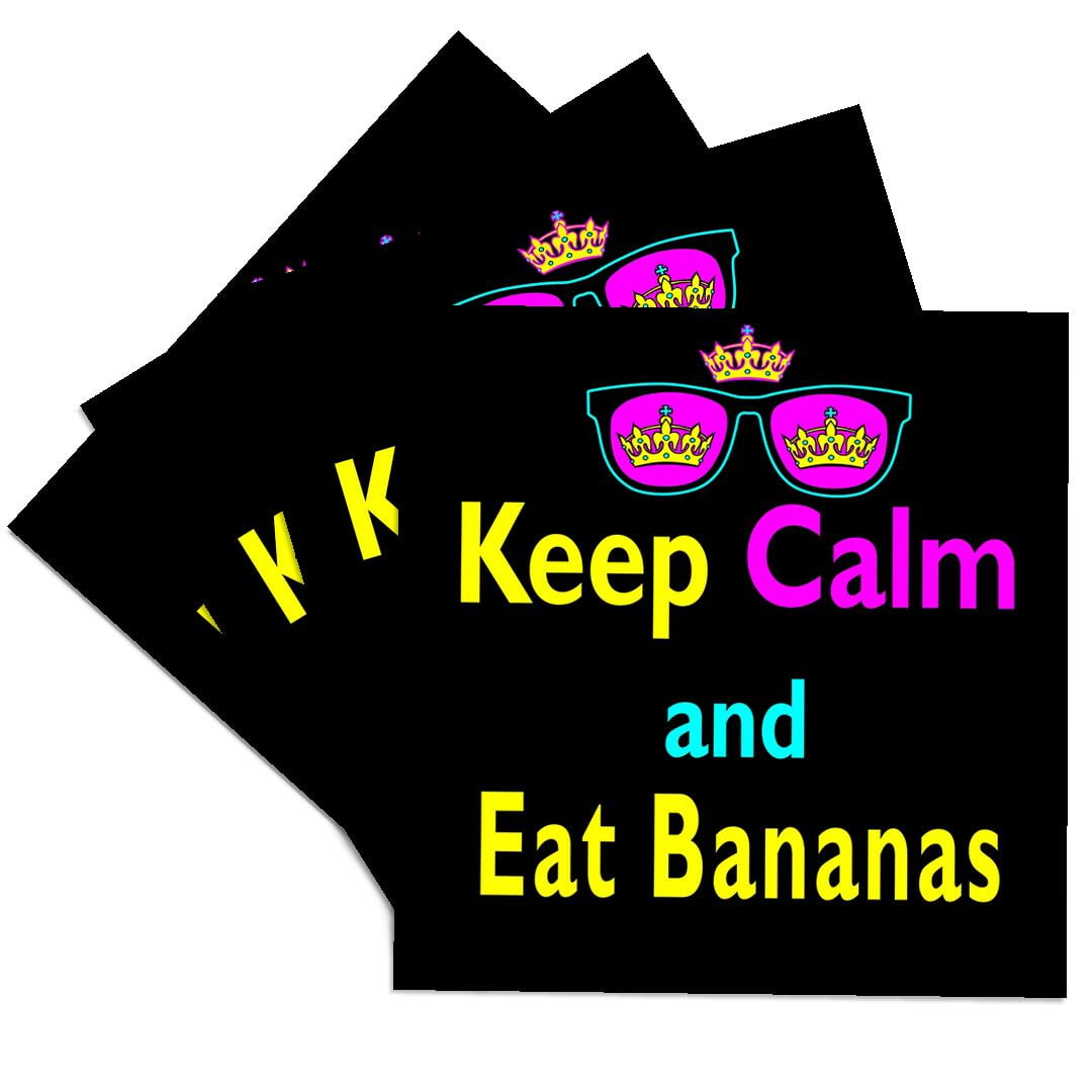 3dRose, CMYK Keep Calm Parody Hipster Crown And Sunglasses Keep Calm ...