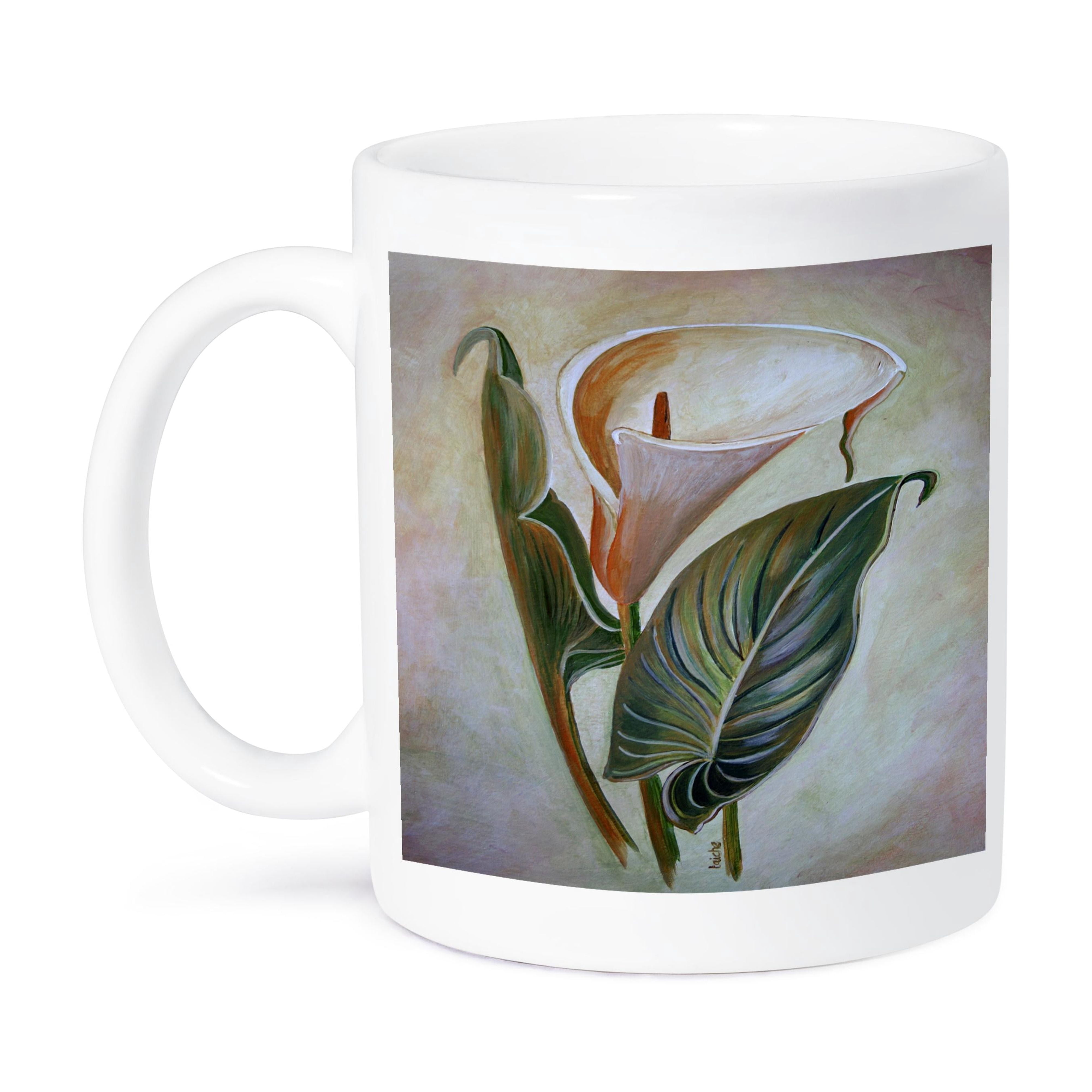 3dRose, Calla Lily - Botanical, Calla, Elegance, Floral, Flower, Garden ...