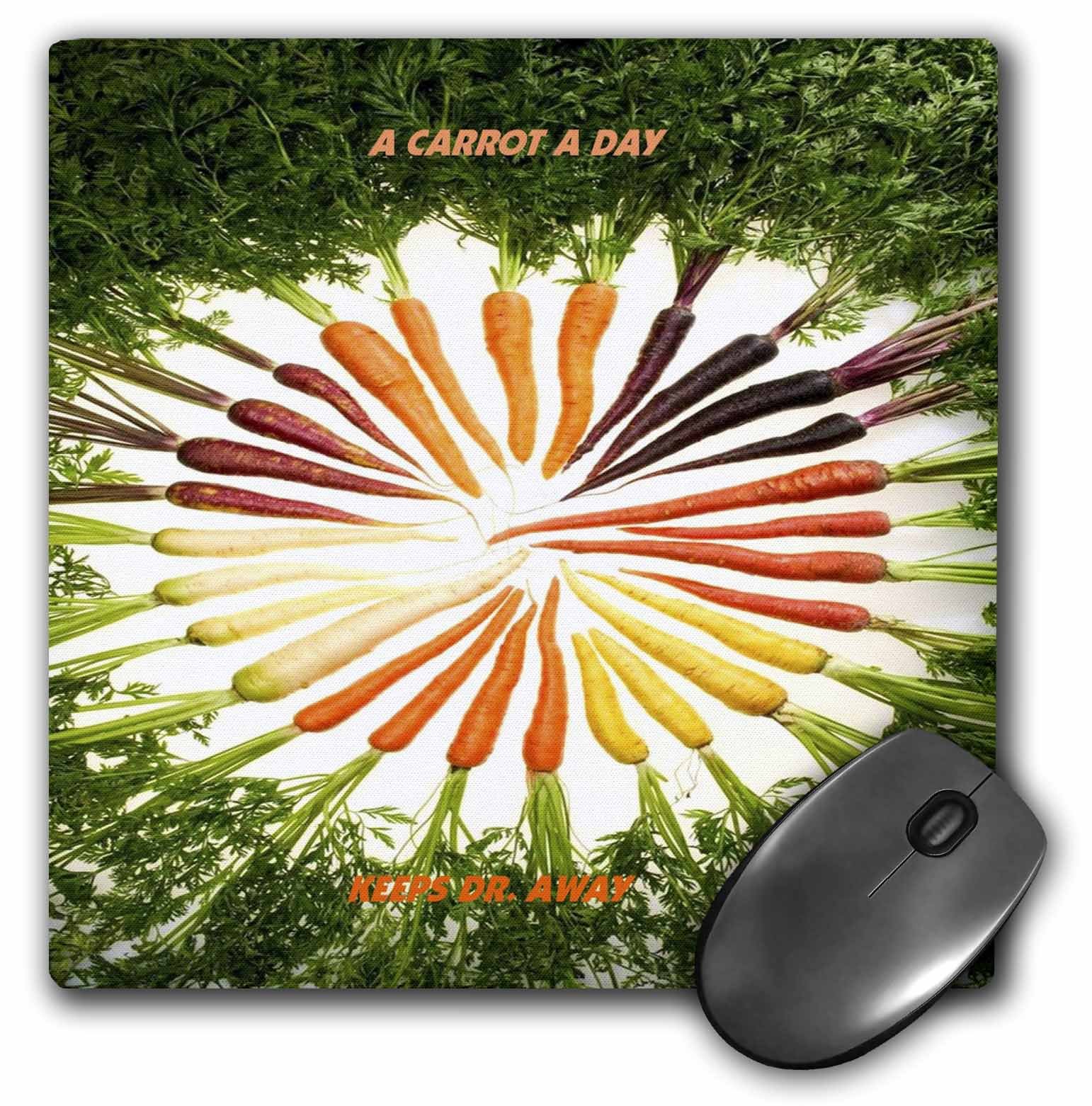 3dRose Carrot Carousel - Mouse Pad, 8 by 8-inch (mp_52333_1) - Walmart.com