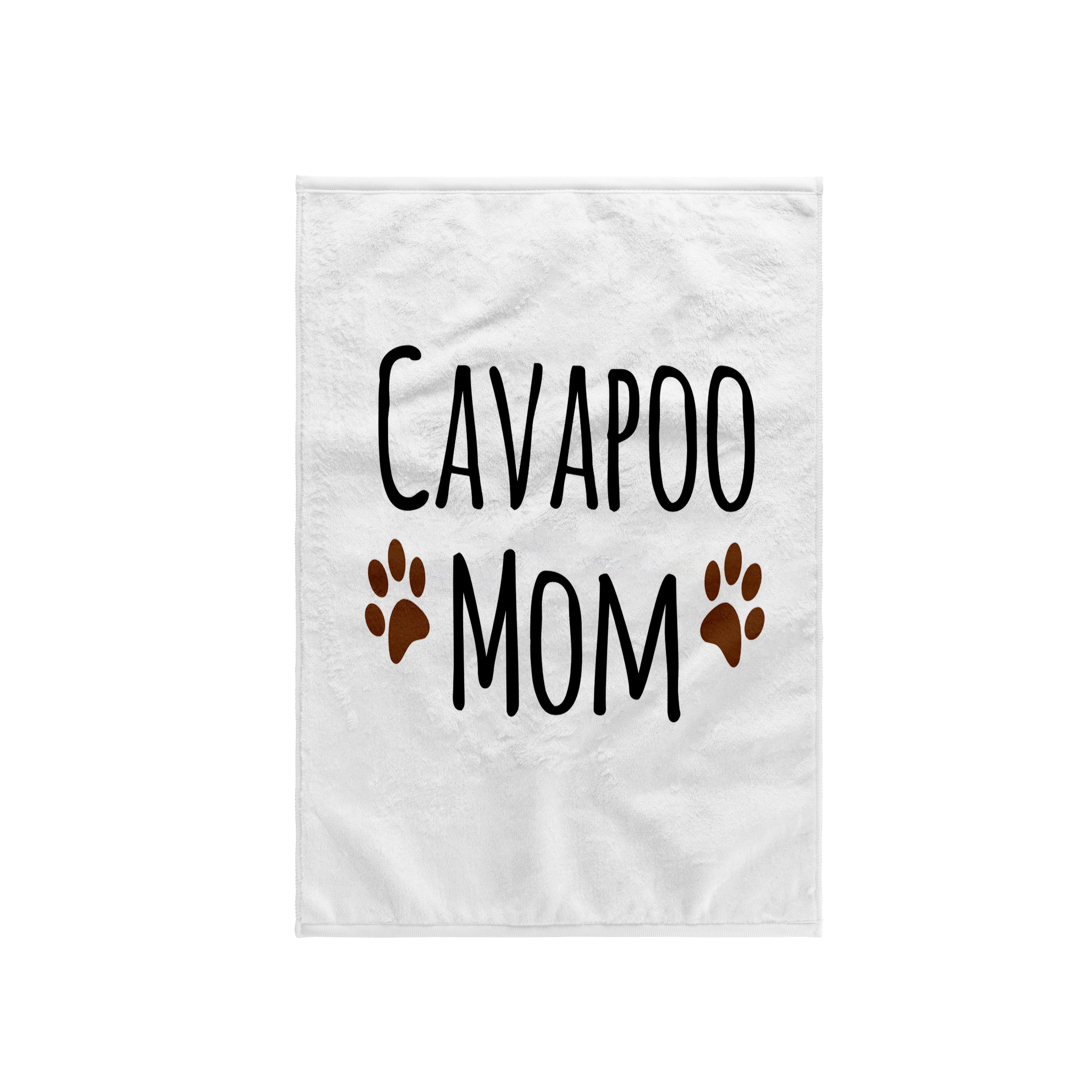 3dRose, Cavapoo Dog Mom - Doggie by breed - brown muddy paw prints love ...