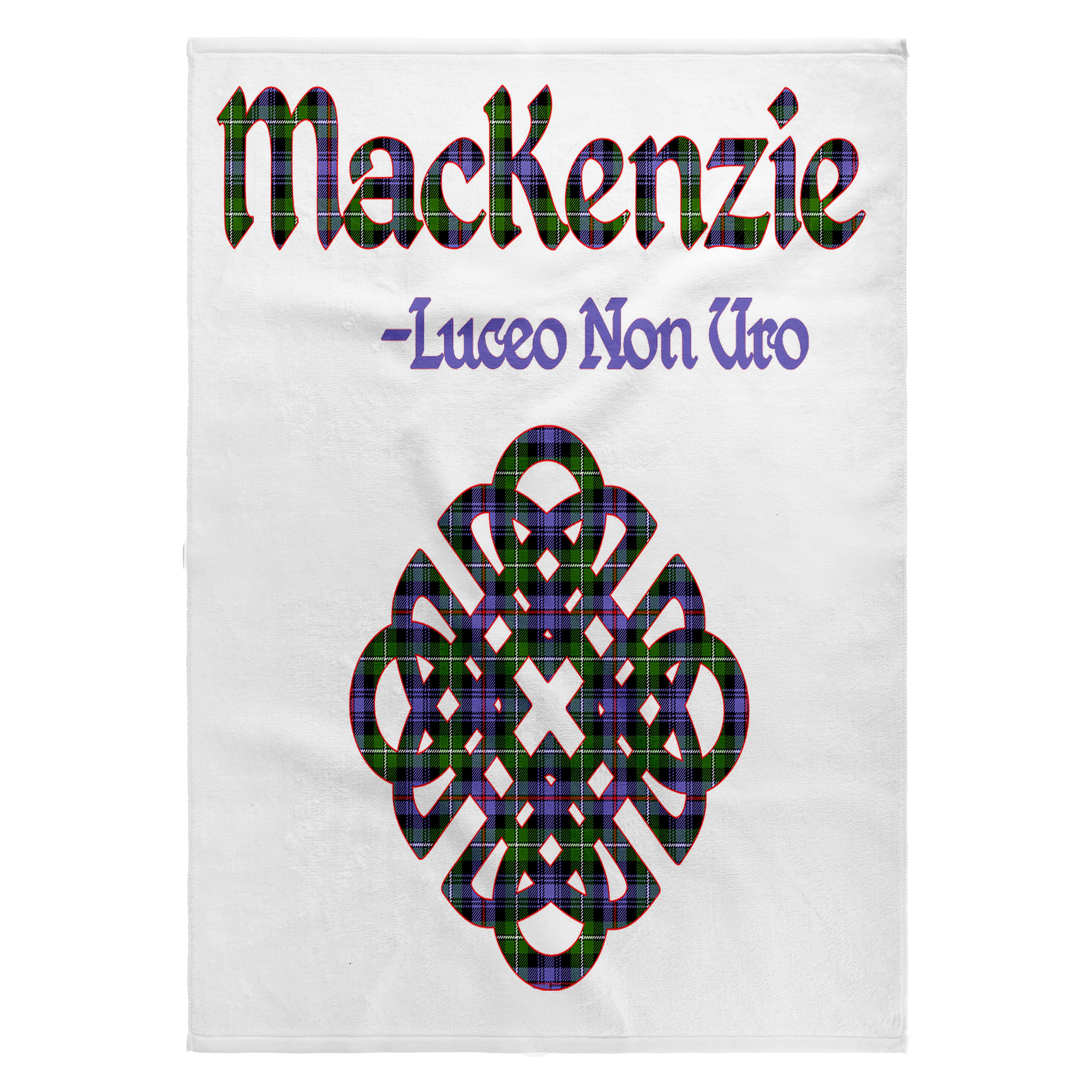 3dRose, Celtic knot in the tartan colors for MacKenzie Clan and family ...