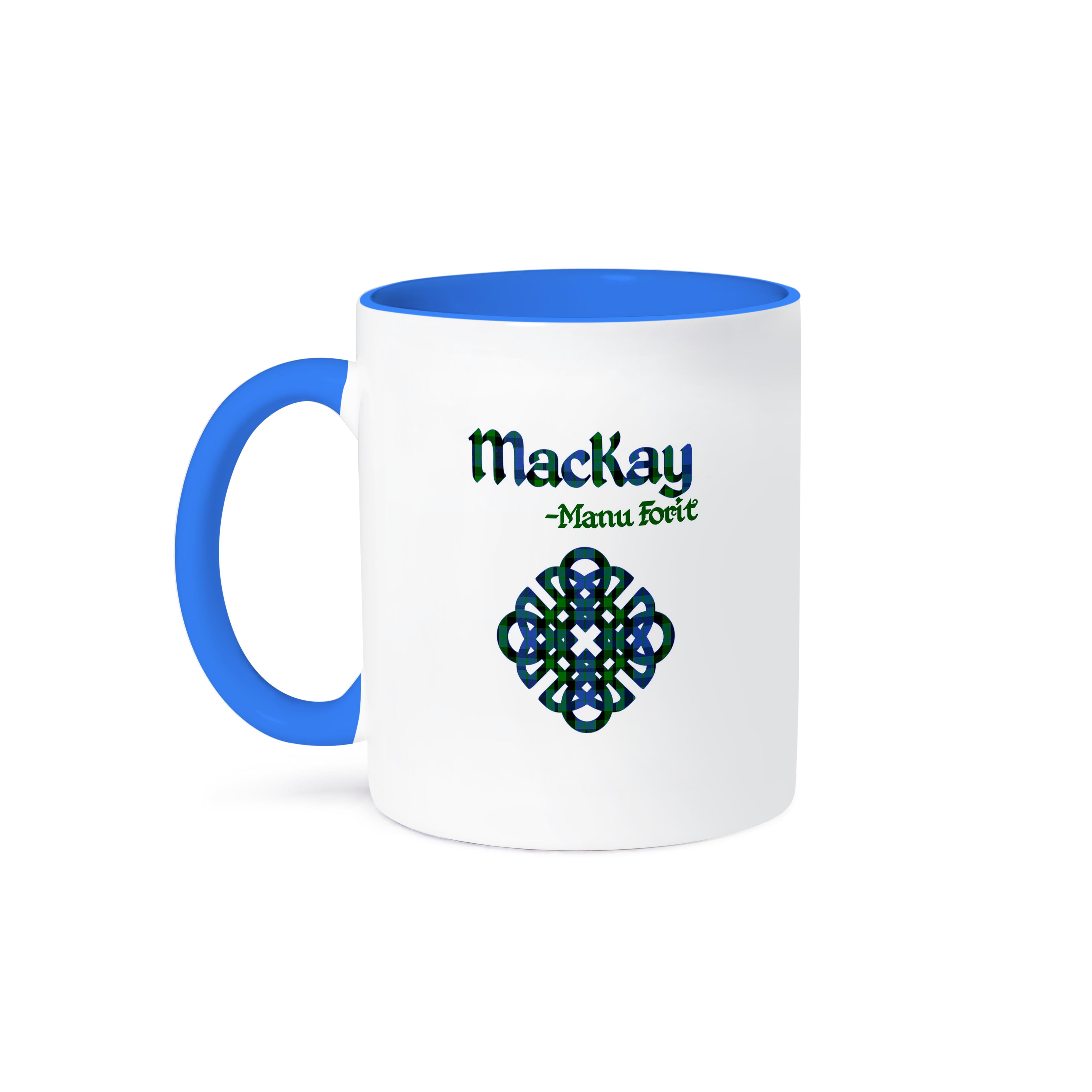 3dRose, Celtic knot in the tartan colors for the MacKay Clan and family ...