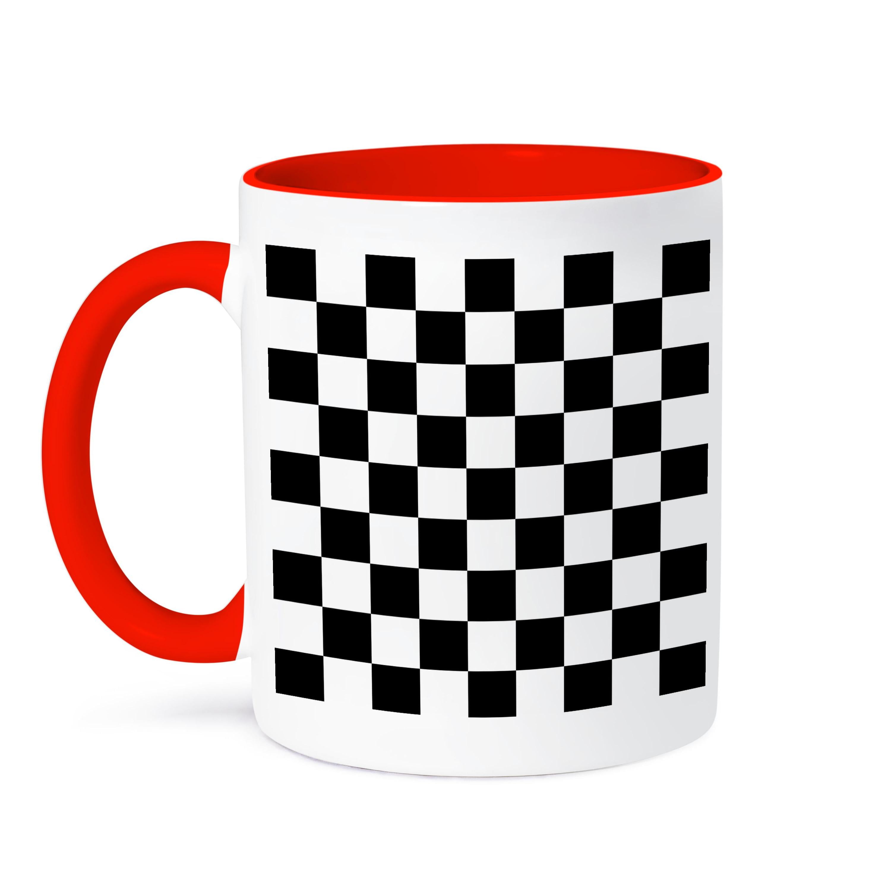 3dRose, Check black and white pattern - checkered checked squares chess ...