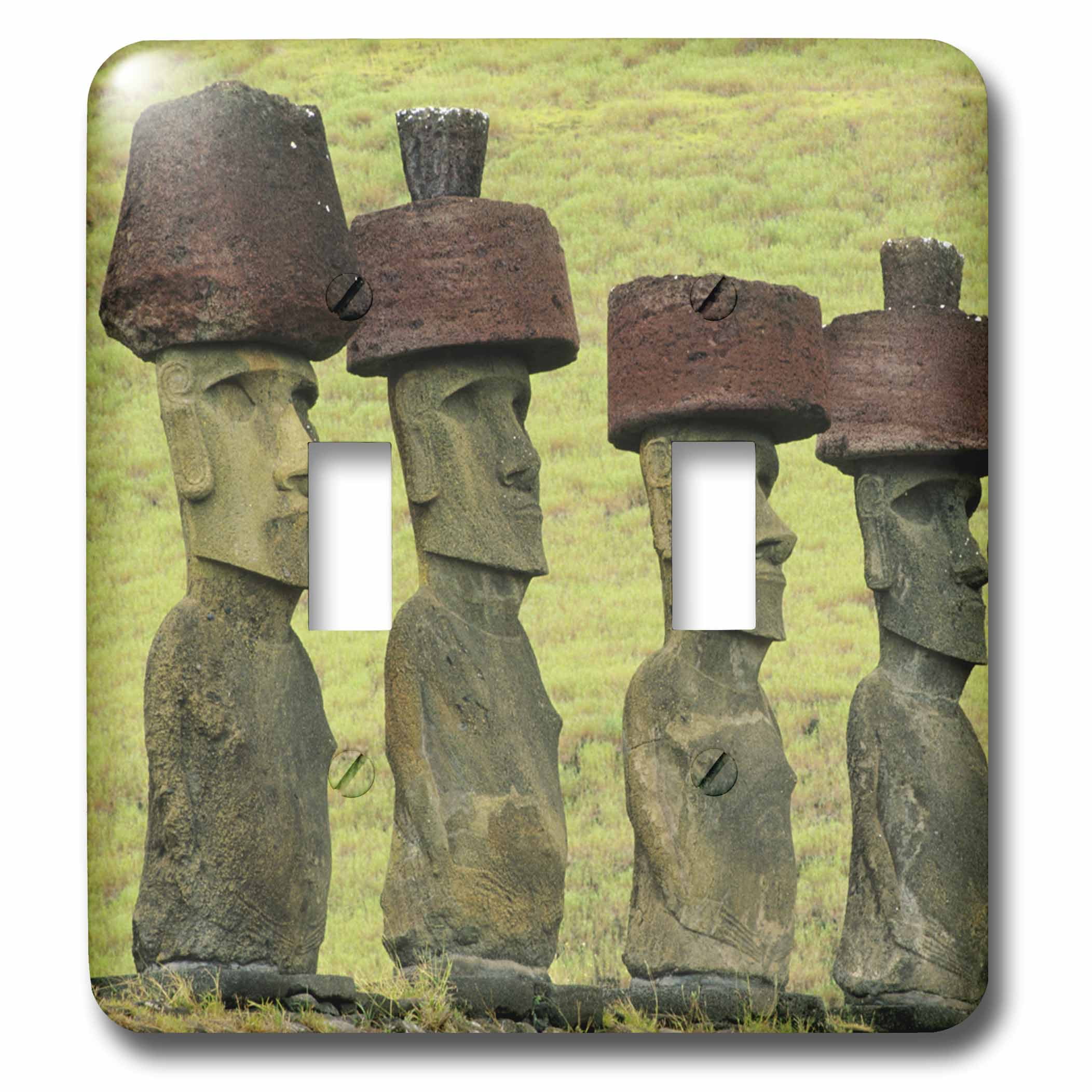 3dRose, Chile, Easter Island, Ahu Akivi, moai statues - SA05 KSC0010 ...