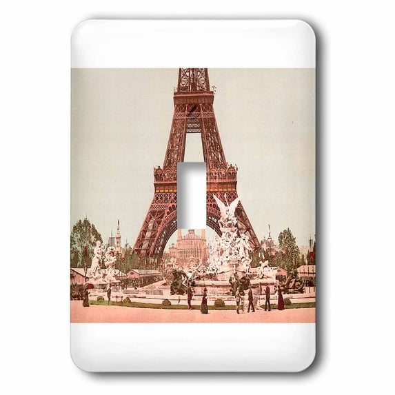 3dRose, Chrome Eiffel Tower, single toggle switch - Walmart.com
