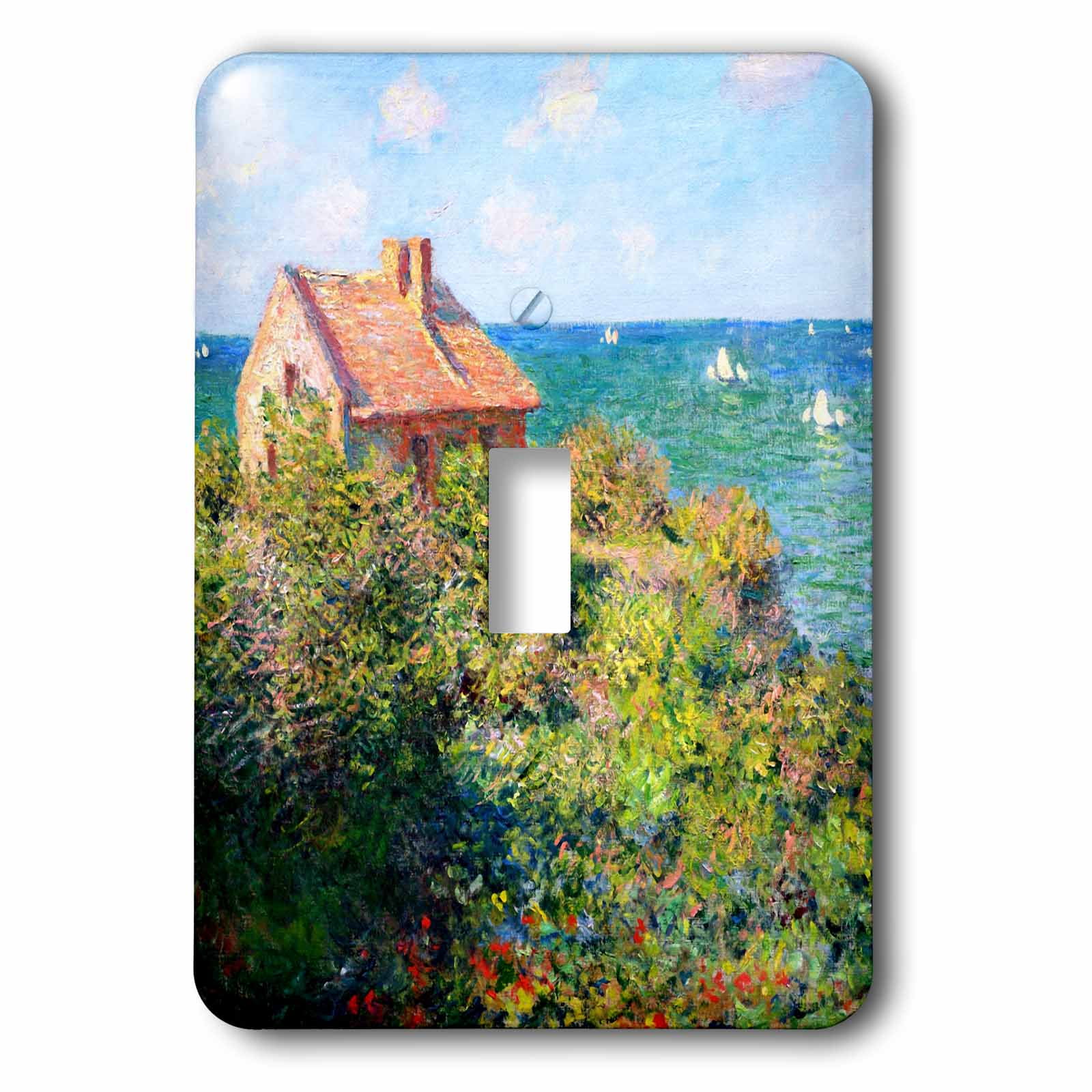 3dRose, Claude Monet – Fishermans Cottage By Varengeville, single ...