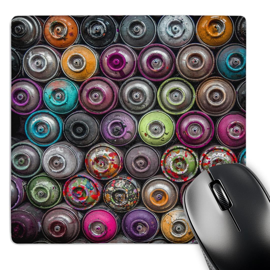 3dRose, Collection Of Spray Paint Cans, Mouse Pad - Walmart.com