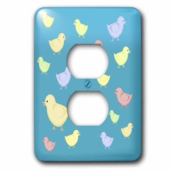 3dRose, Colorful Easter cartoon Chicks ready to take home. Baby ...