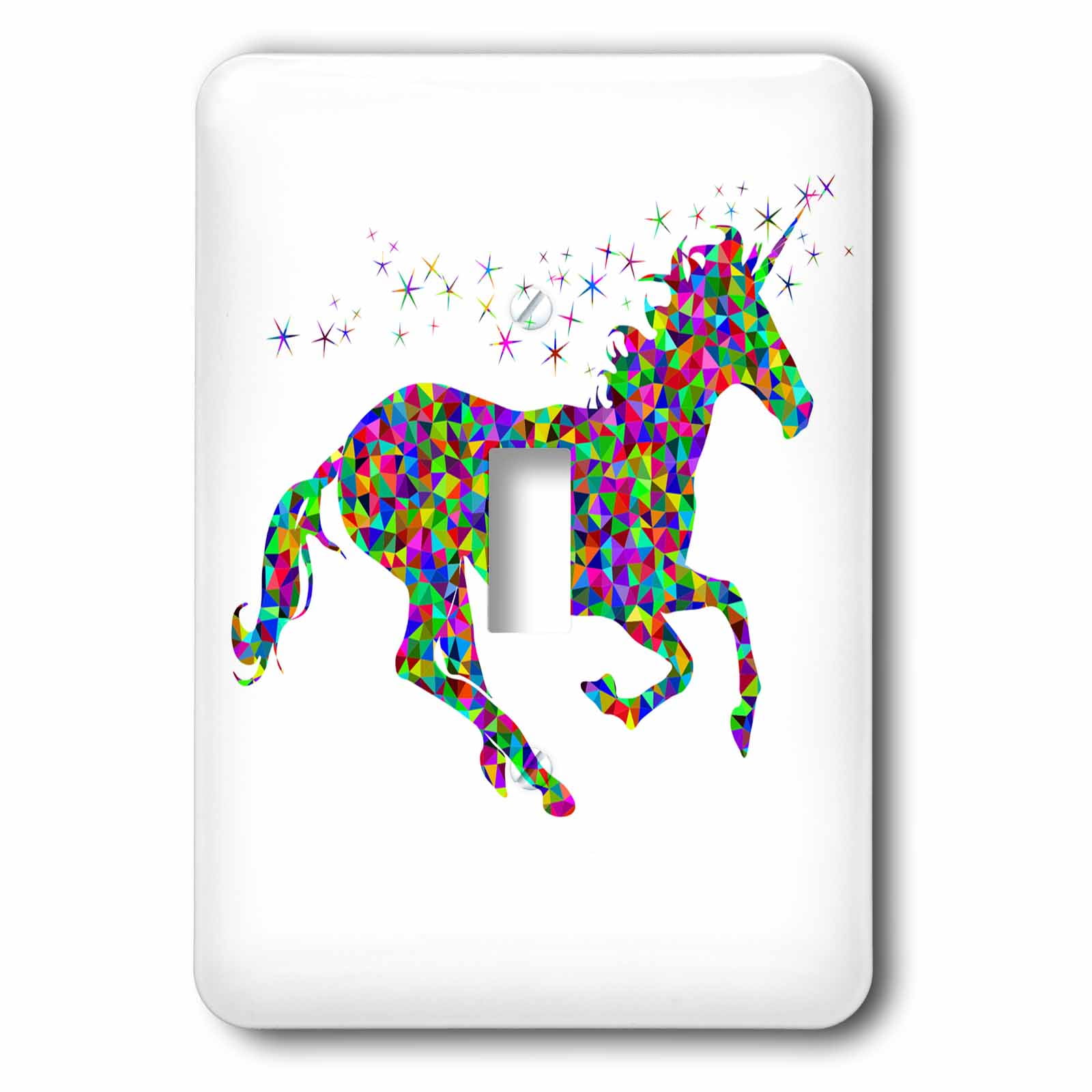 3dRose, Colorful Unicorn Fantasy Magic Imagination Animal Design ...