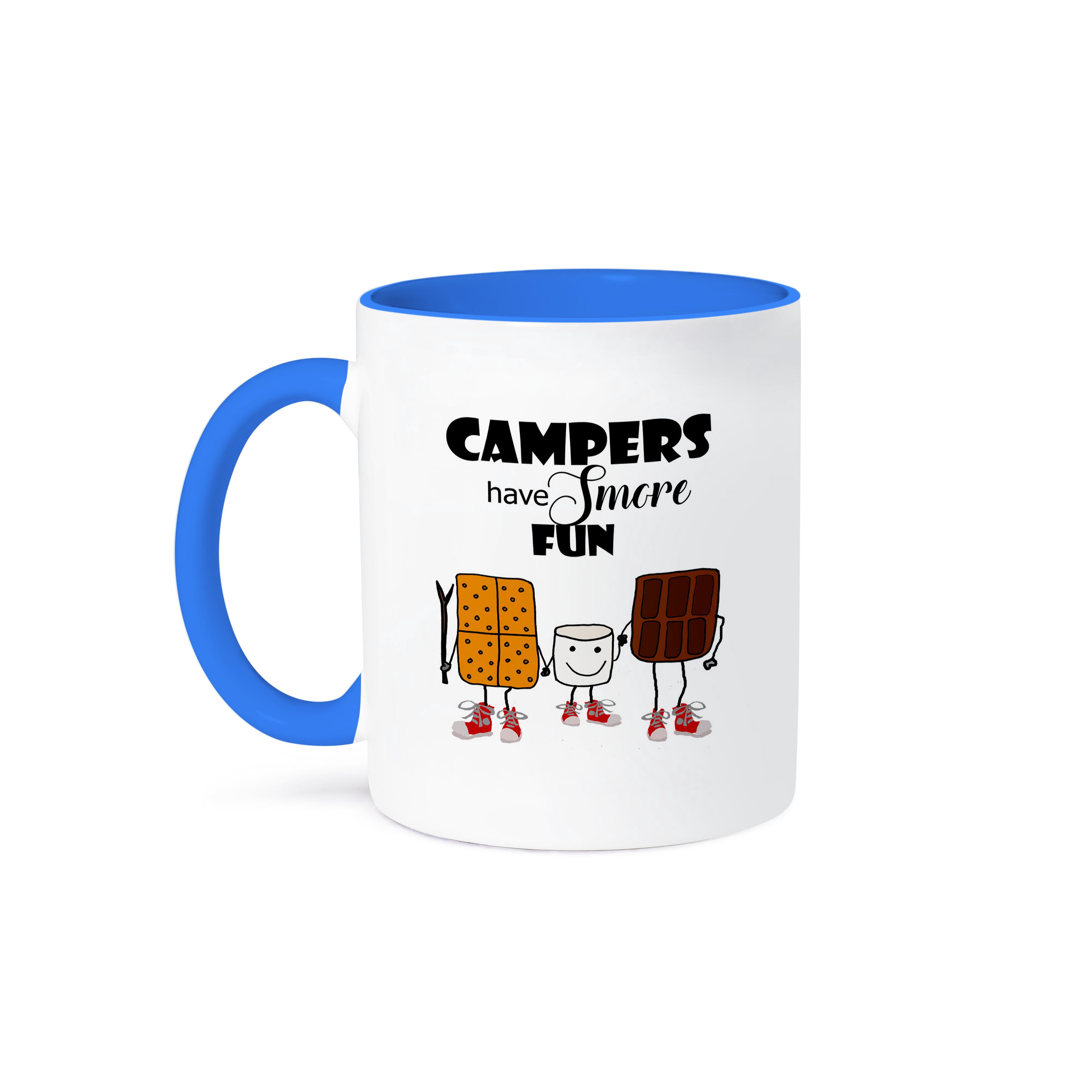 3dRose, Cool Funny Smores Camping Cartoon says Campers have smore fun ...