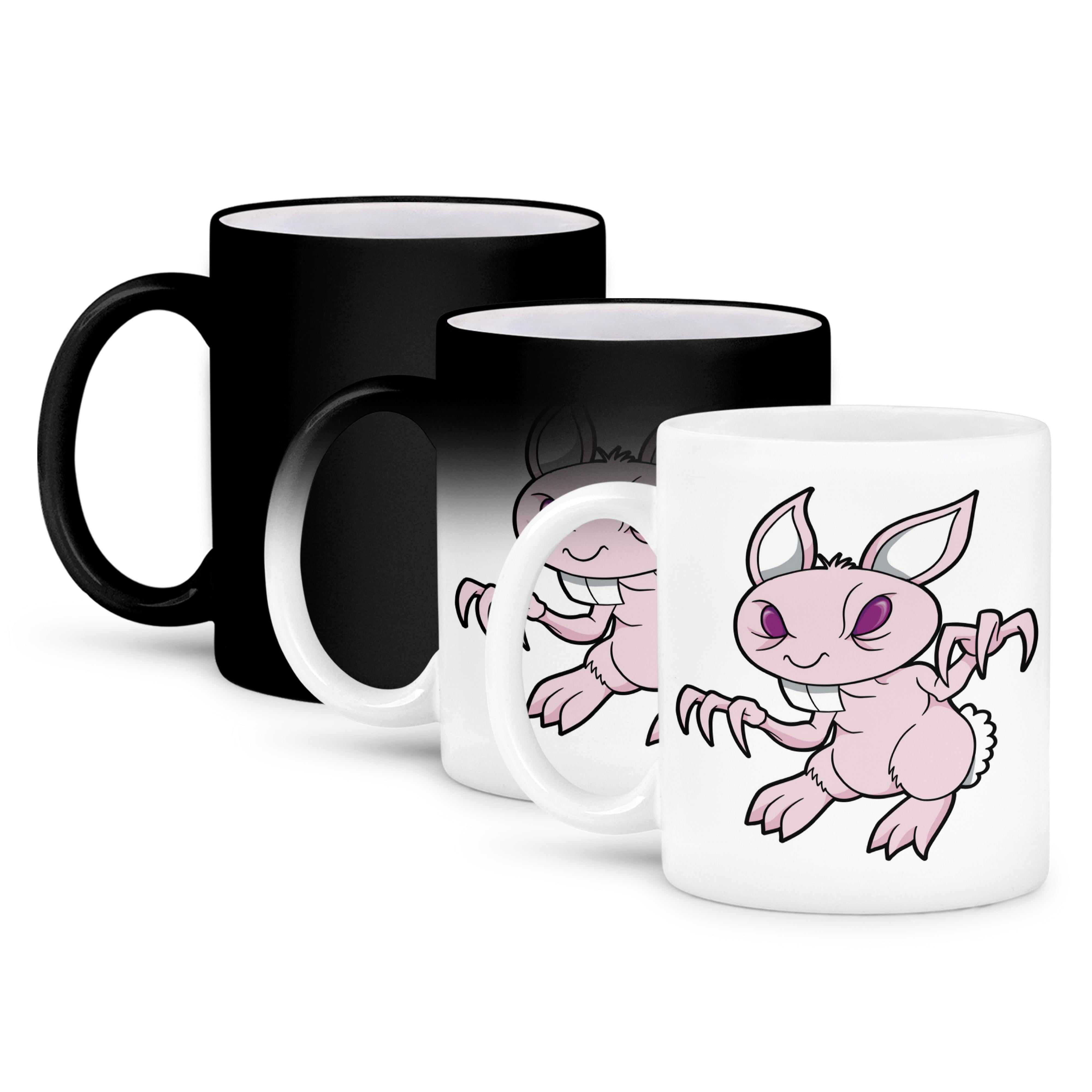 3dRose, Creepy Demon Bunny Monster Creature Cartoon, 11oz Magic ...