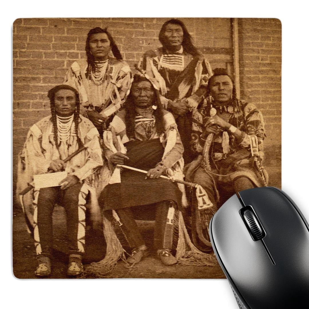 3dRose, Crow Indian Chiefs Fargo Dakota Territory circa 1879, MousePad ...