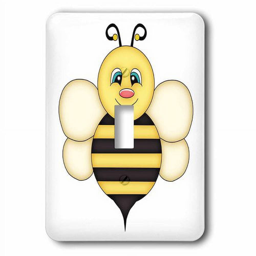 3dRose, Cute Bee Graphic, single toggle switch - Walmart.com