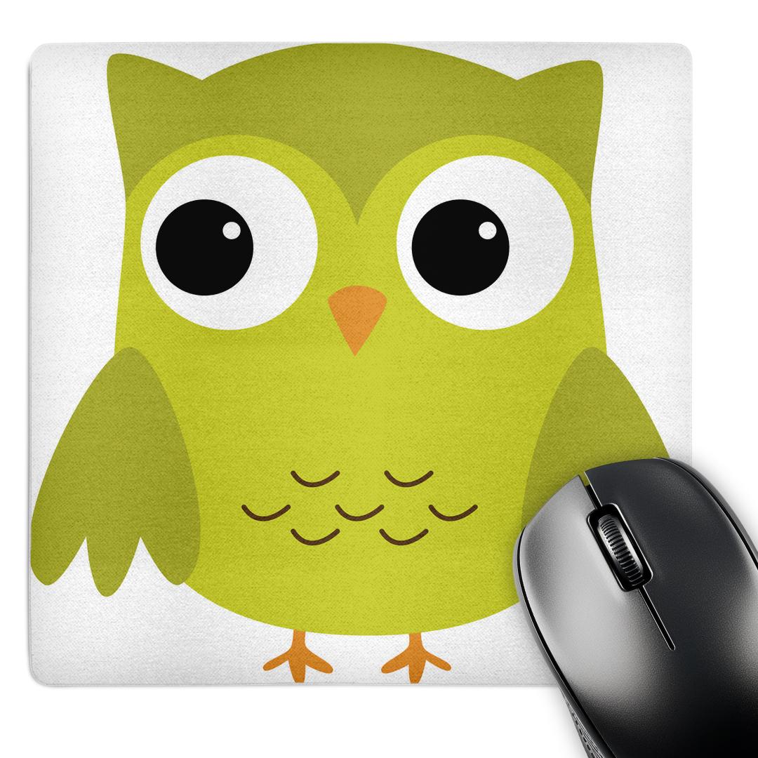 3dRose, Cute Green Owl, MousePad - Walmart.com
