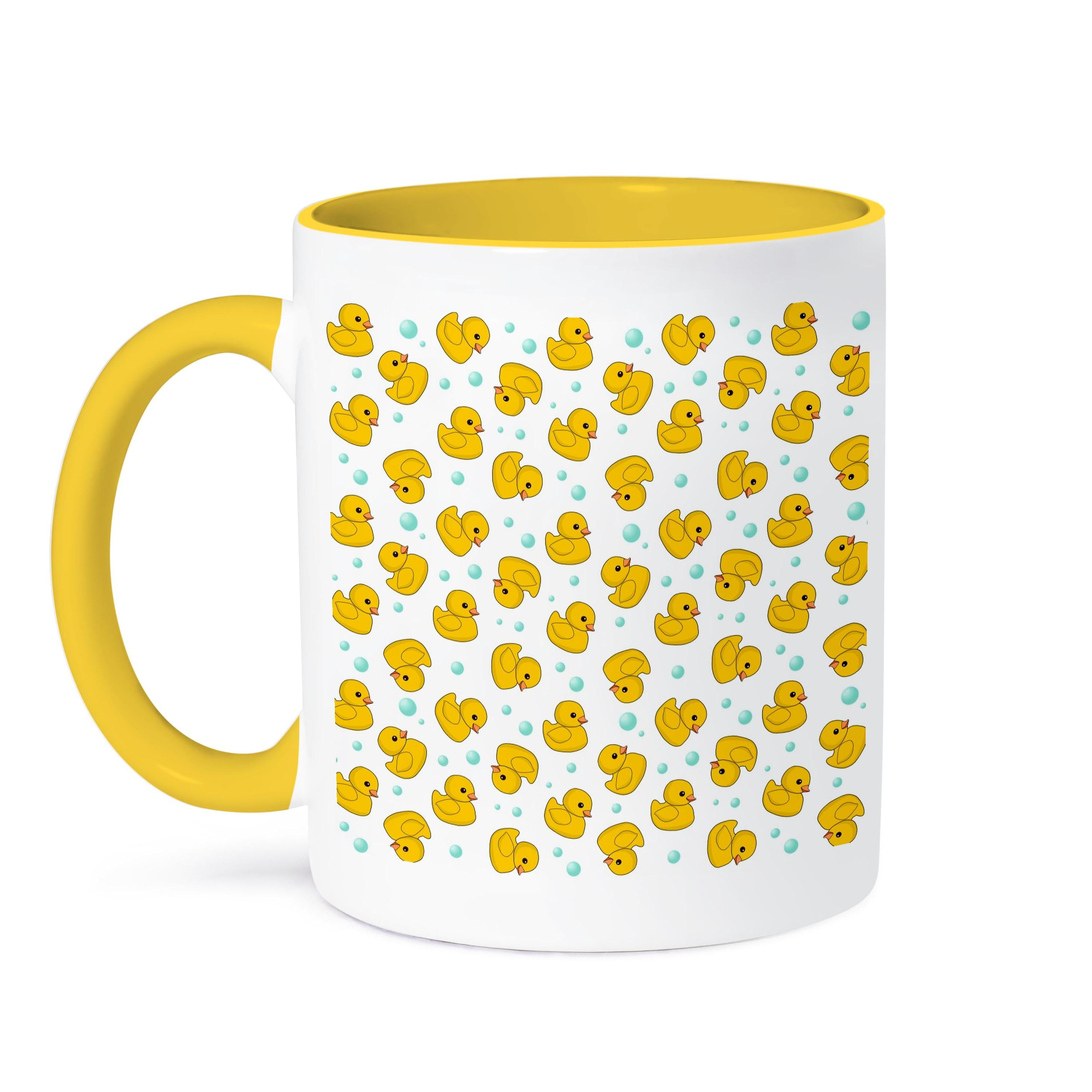 3dRose, Cute Rubber Duck Pattern - yellow ducks - kawaii ducky duckie ...